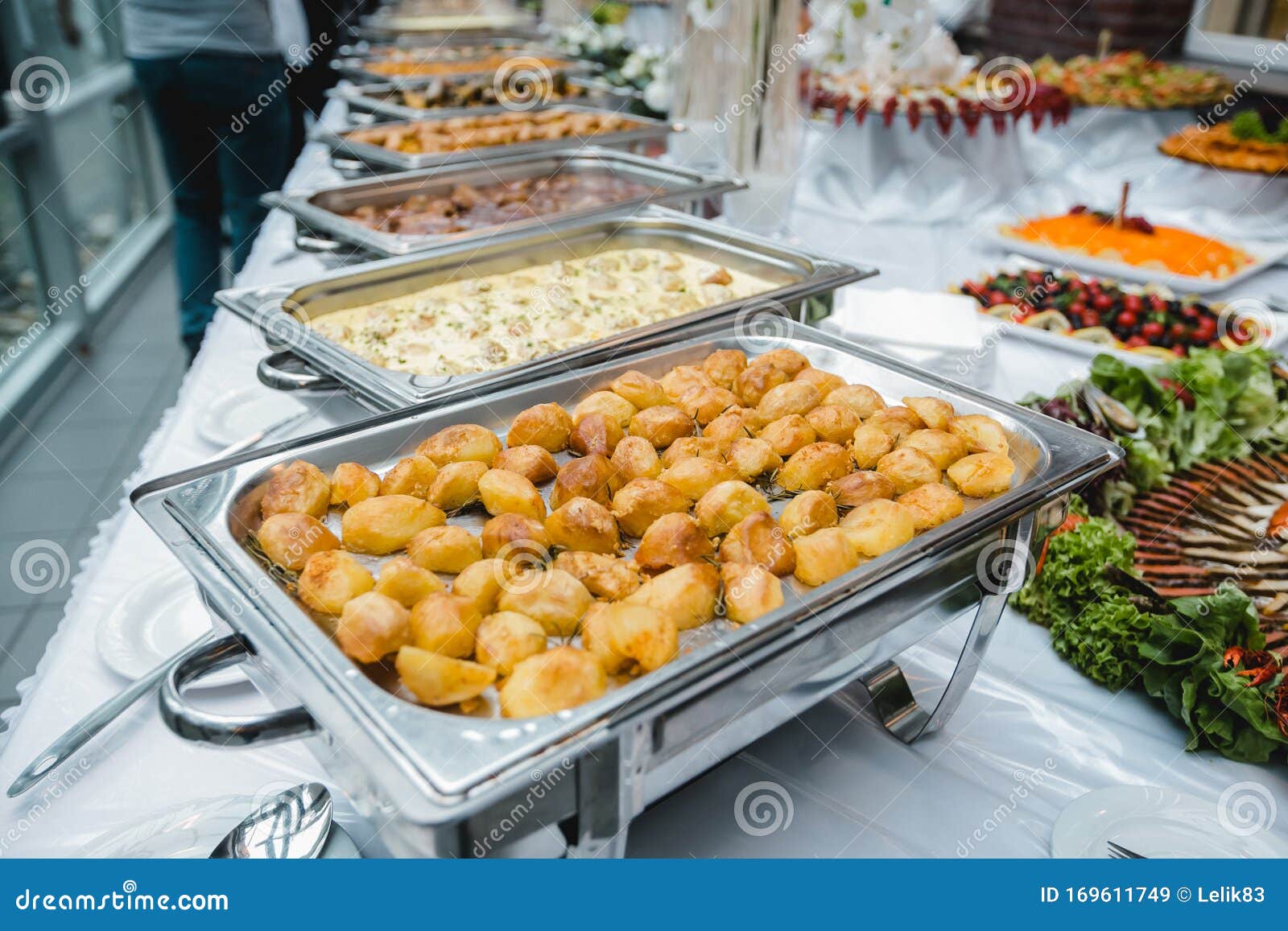 Catering Wedding Buffet for Events Stock Image - Image of fruit, food ...