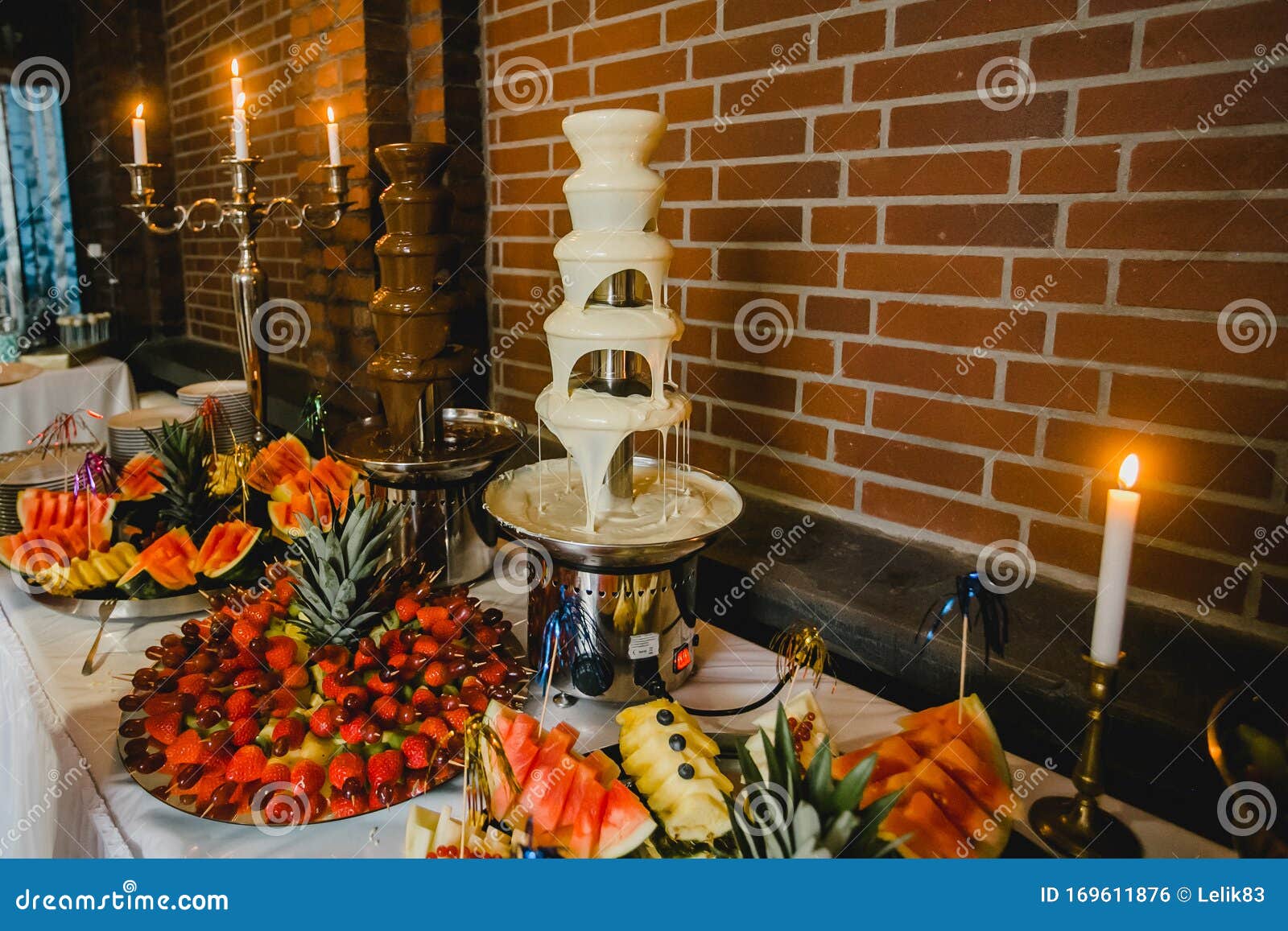 Catering Wedding Buffet for Events Stock Photo - Image of gourmet ...