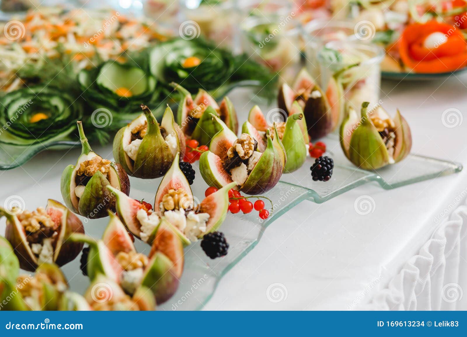 Catering Wedding Buffet for Events Stock Photo - Image of holiday ...