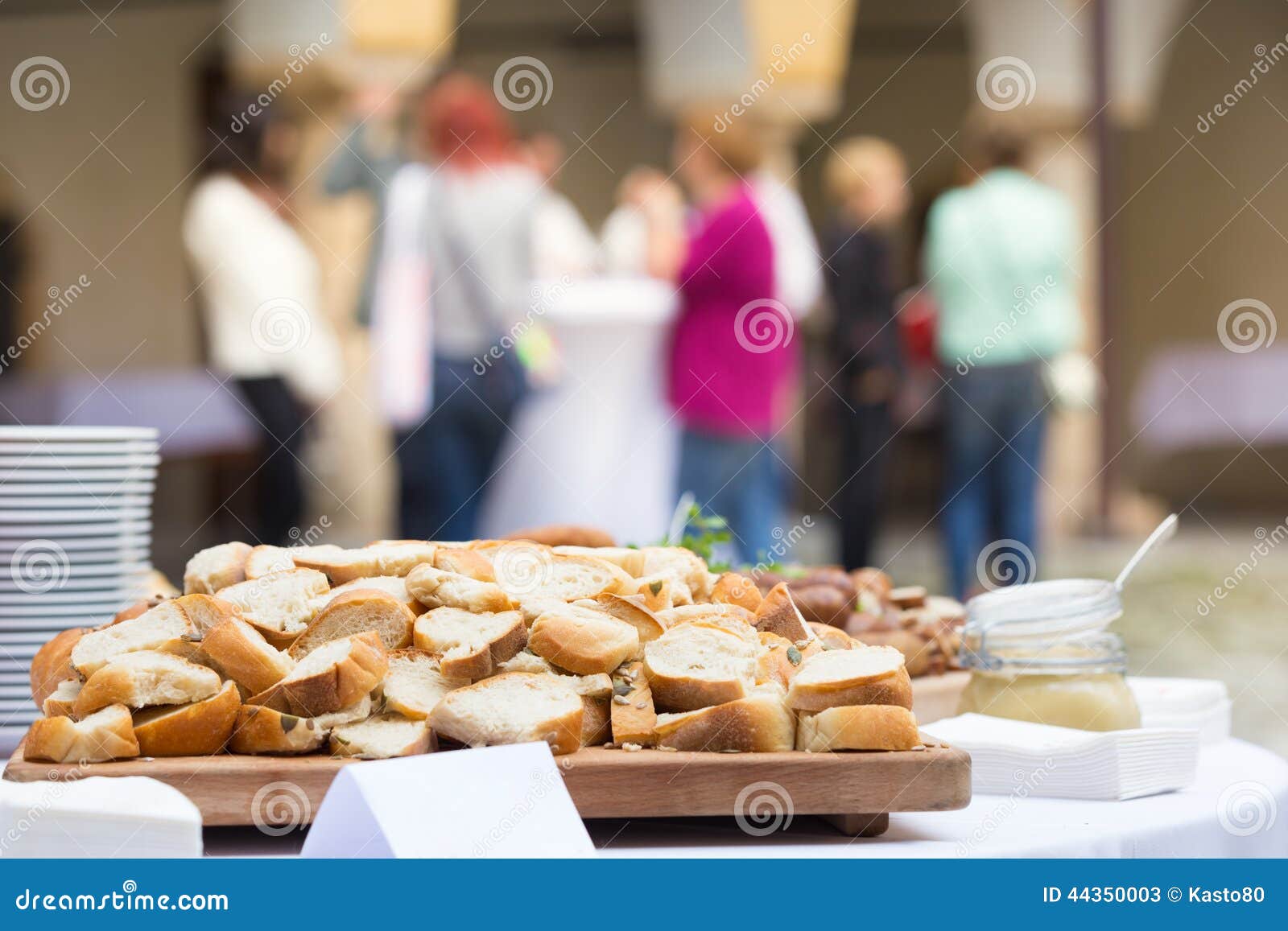 Catering at the Business Event. Stock Image - Image of celebration ...