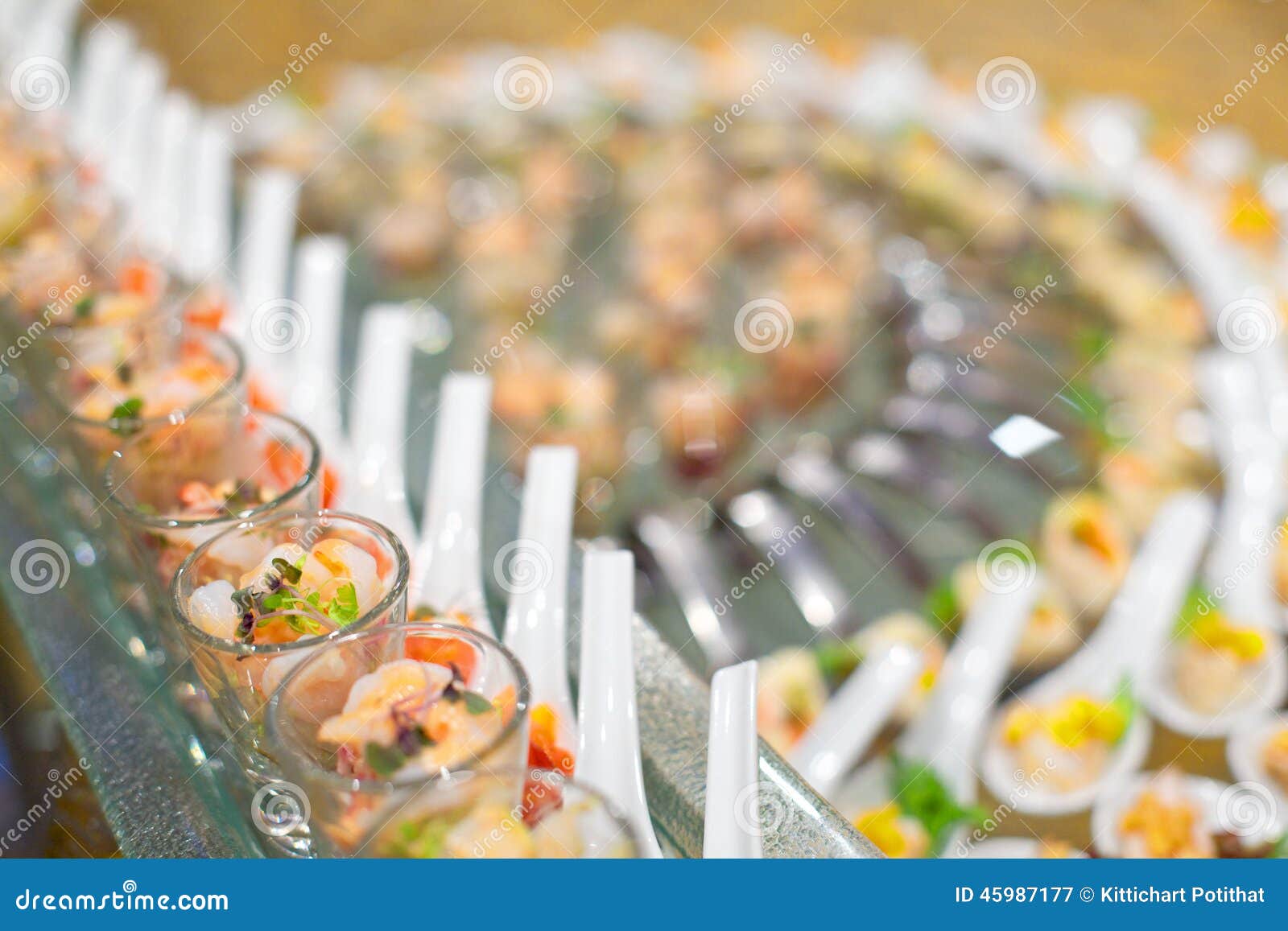Catering canapÃ© stock image. Image of antipasti, party - 45987177