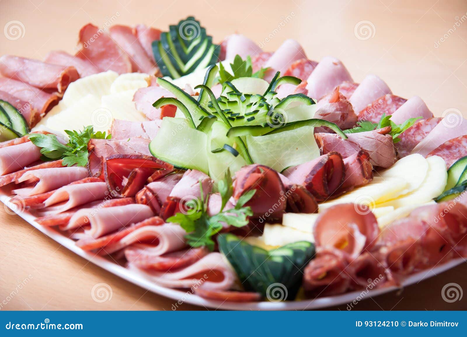 Catering Cold Meat Sandwich Stock Photo - Image of baked, mixed: 93124210