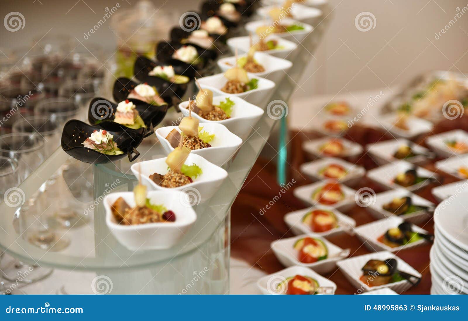 Catering, Cold Snacks Assortment Stock Image - Image of ingredients ...