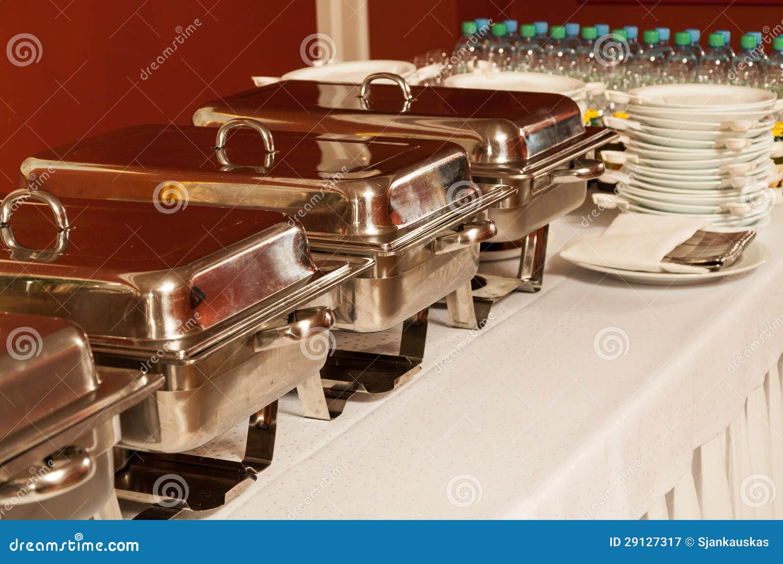 Catering dishes stock image. Image of eating, cutlery - 29127317