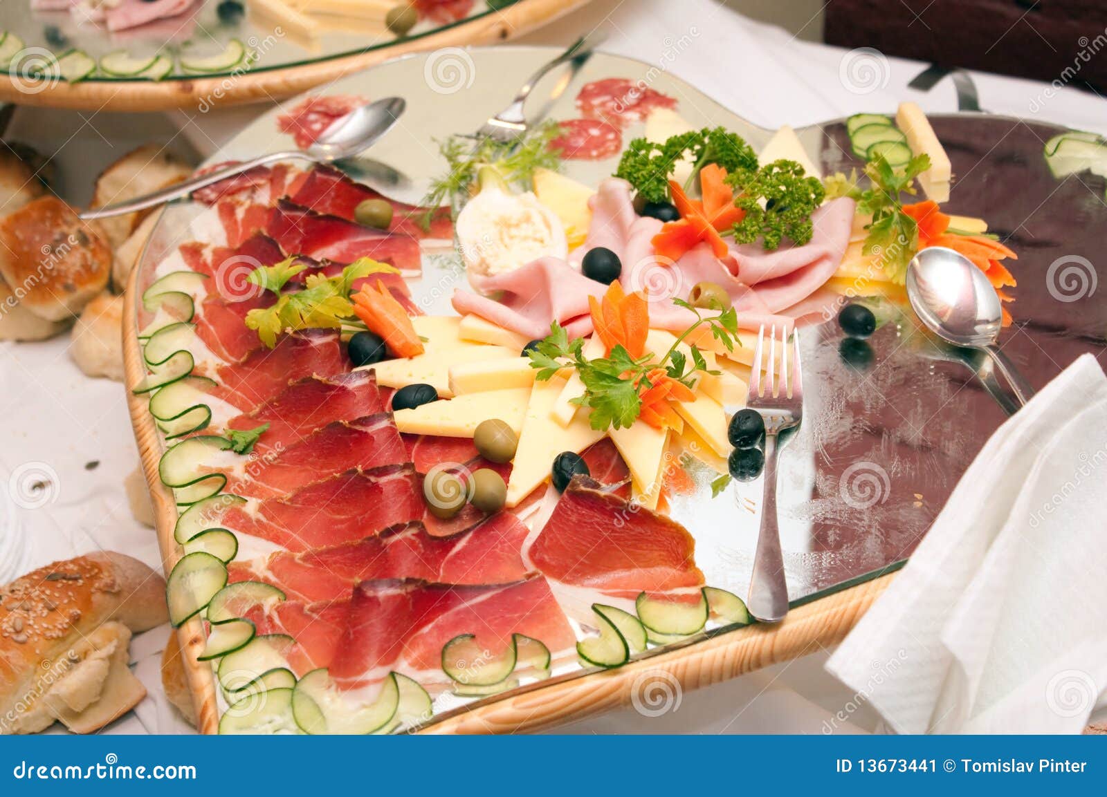 Catering food stock image. Image of dish, olives, cheese - 13673441