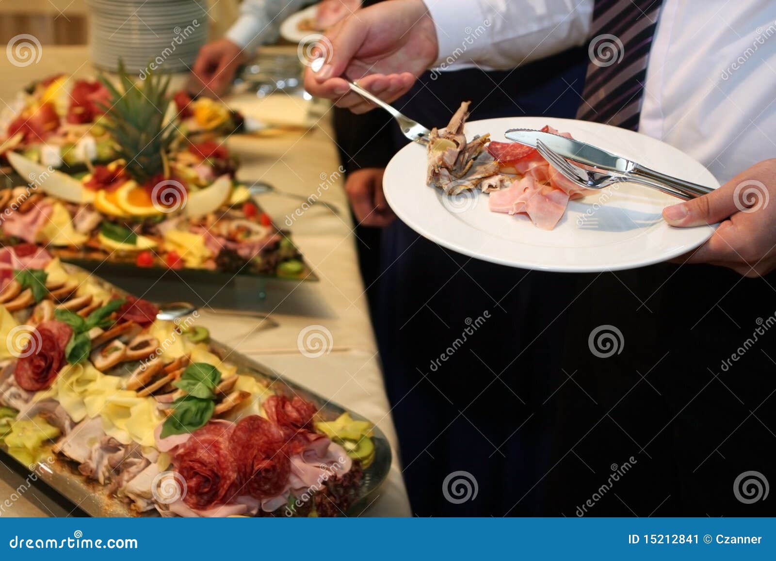 Catering food stock image. Image of preparation, table - 15212841