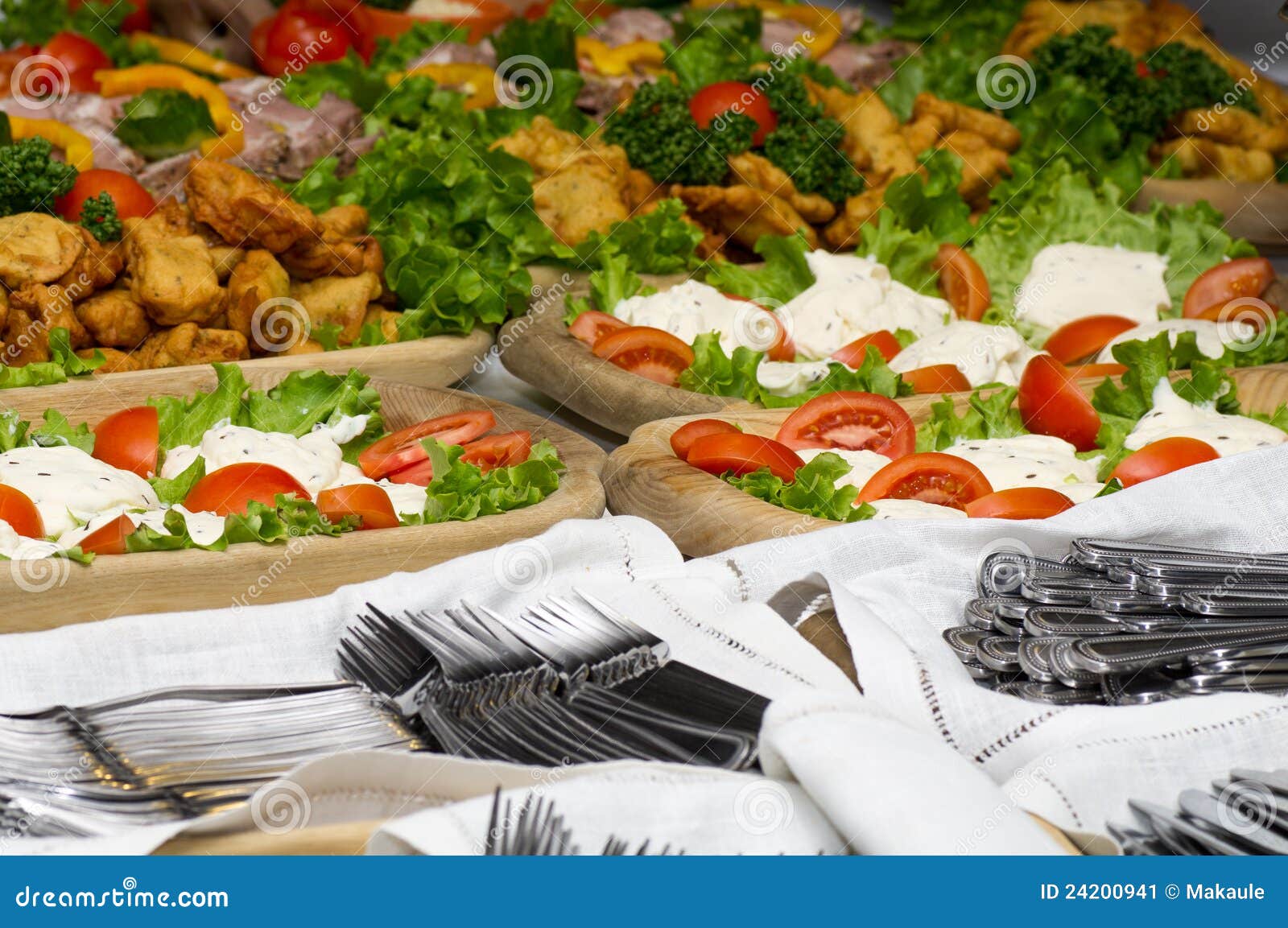 Catering food stock image. Image of cater, appetite, salad - 24200941