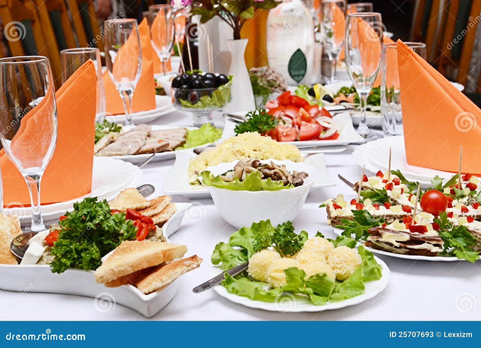 Catering food stock image. Image of catered, hungry, buffet - 25707693