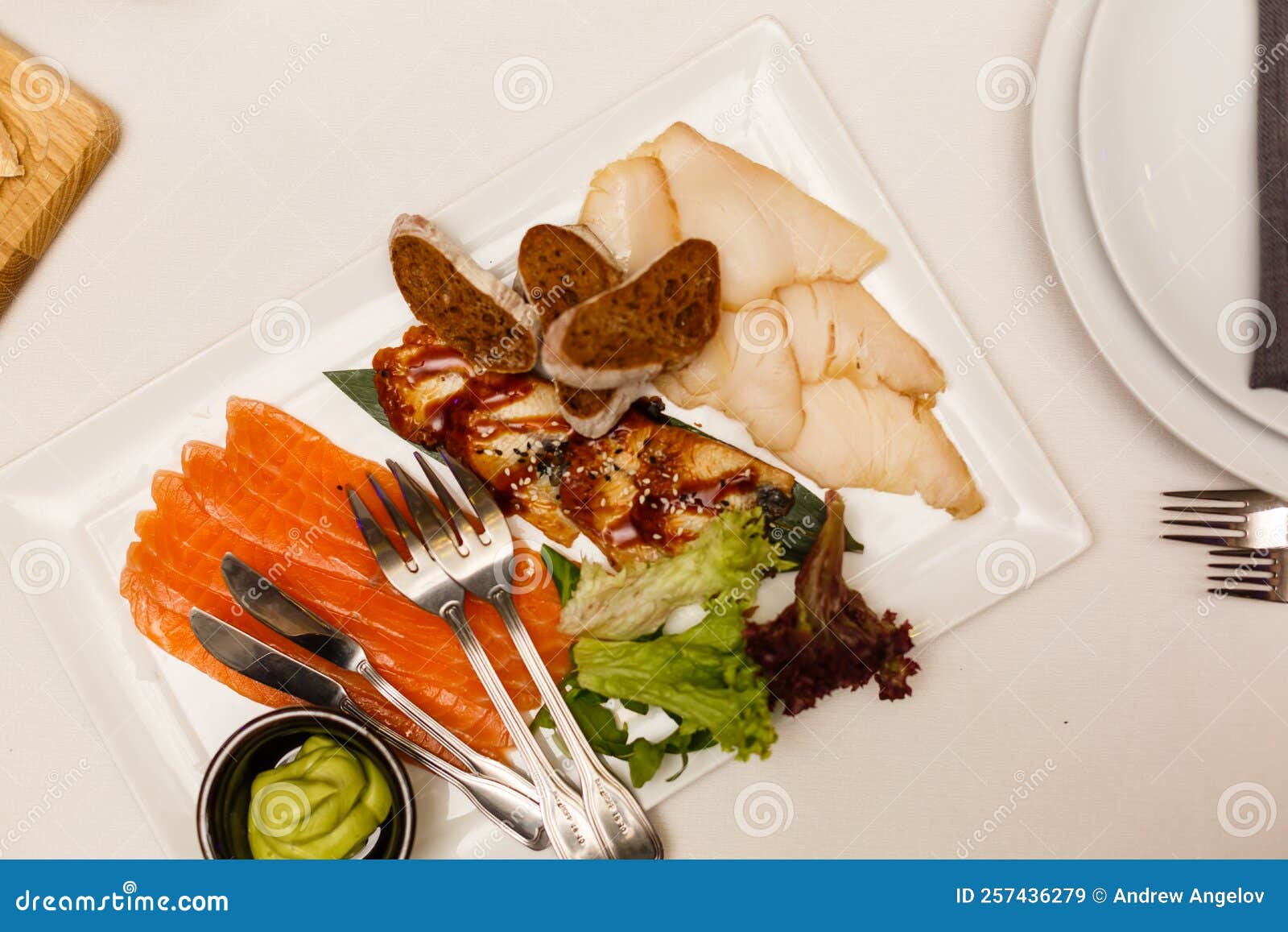 Catering Food, Buffet Table. Top View Stock Image - Image of dish ...