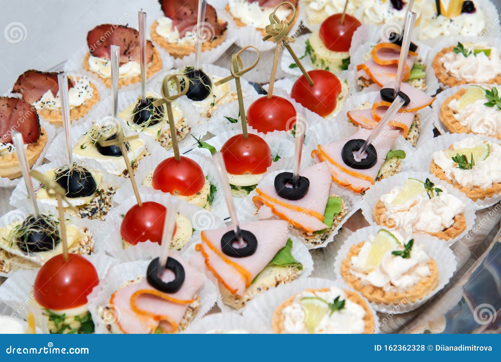 Catering Food, Mini Canapes, Snacks and Appetizers, Food for the Event ...