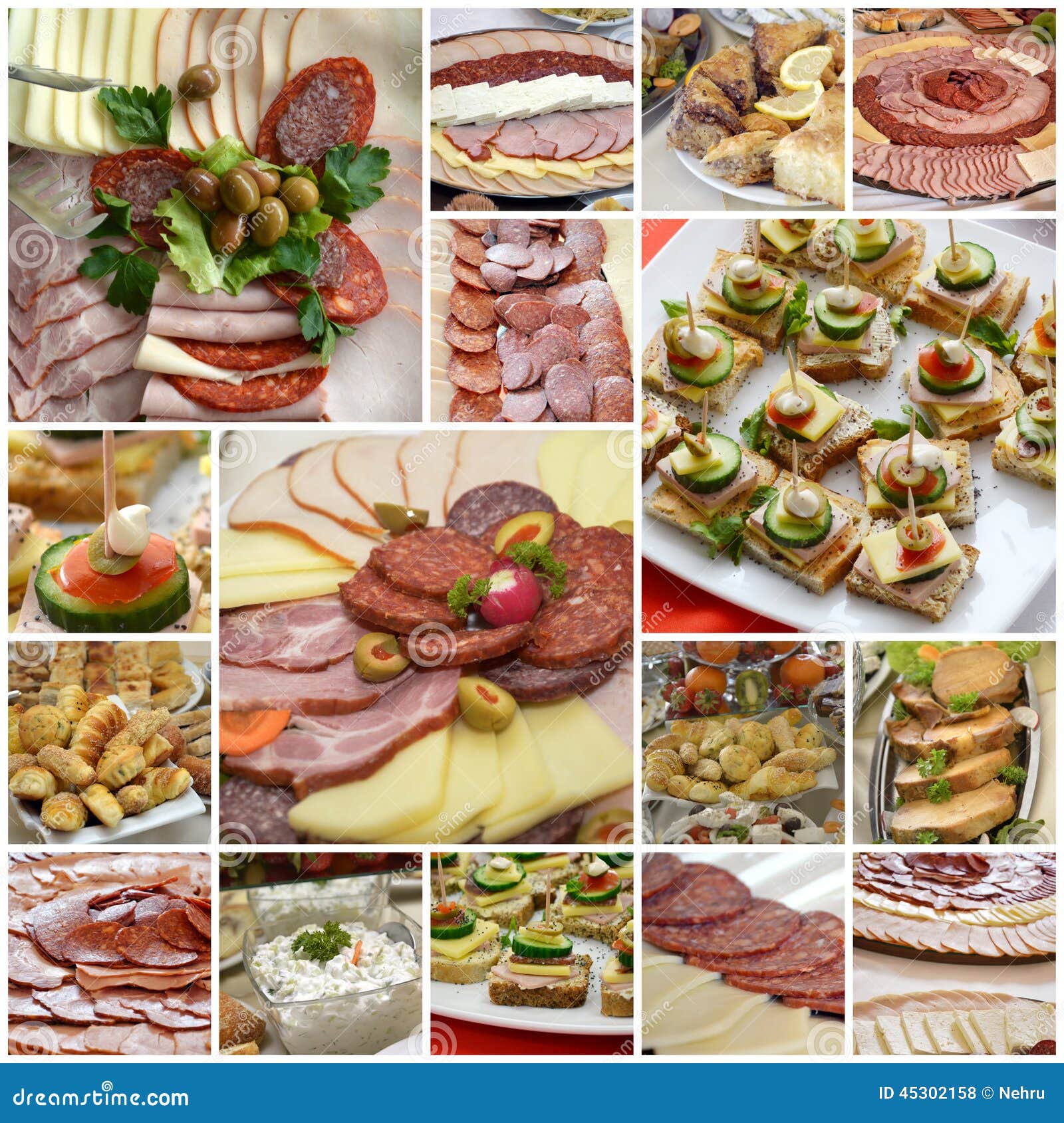 Catering food stock photo. Image of eating, barbeque - 45302158