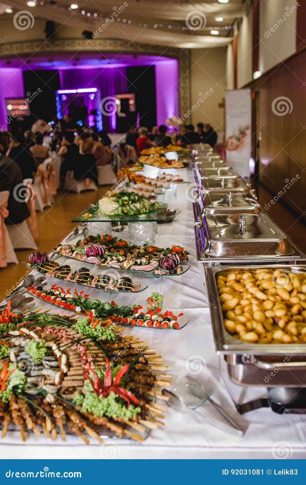 Catering Food Wedding Buffet Stock Image - Image of appetite, luxury ...