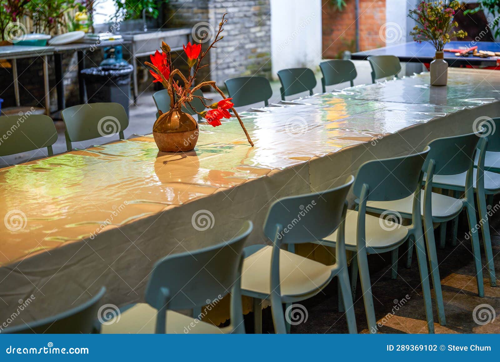 Catering Long Table Seating and Conference Long Table in Restaurant ...