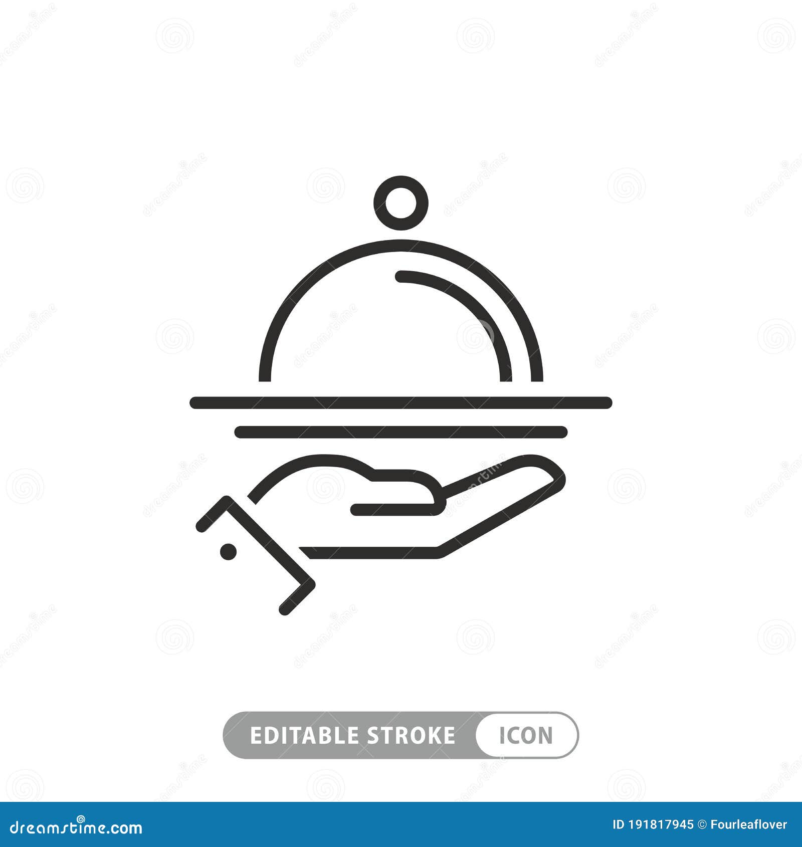Catering Service Icon Vector Stock Vector - Illustration of signs ...