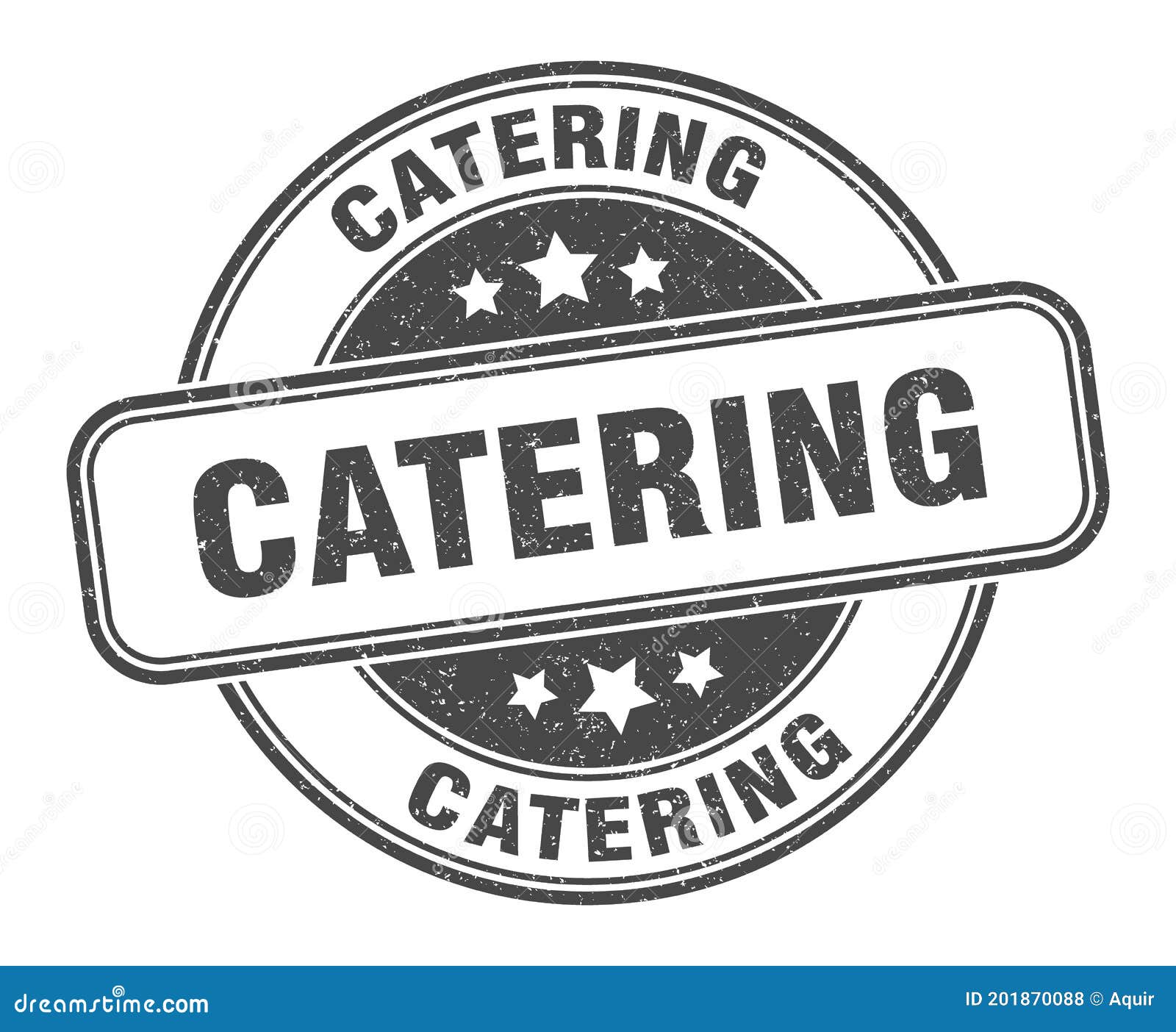 Catering Stamp. Catering Round Grunge Sign Stock Vector - Illustration ...