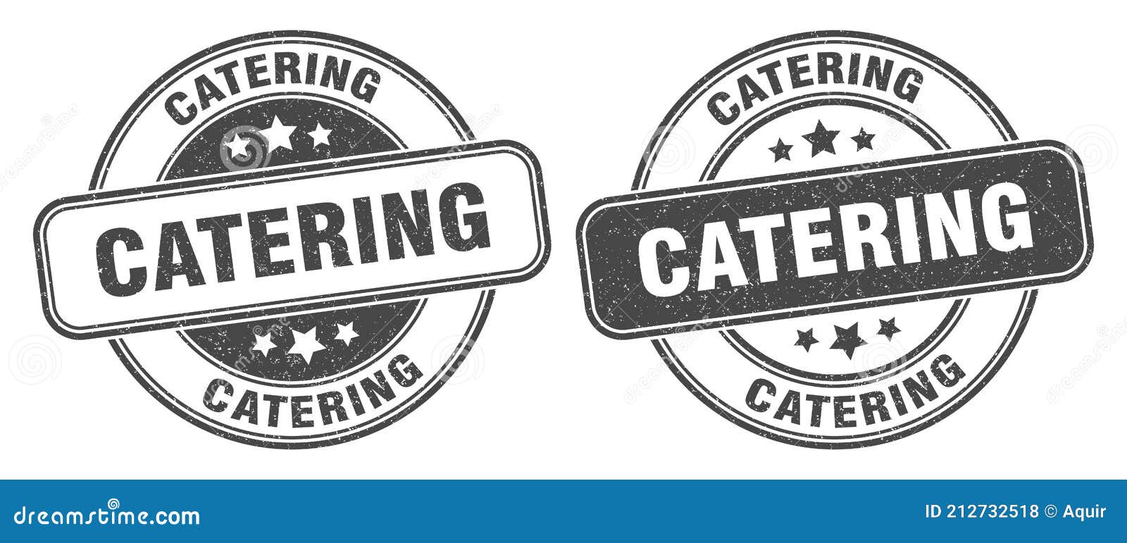 Catering Stamp. Catering Label. Round Grunge Sign Stock Vector ...