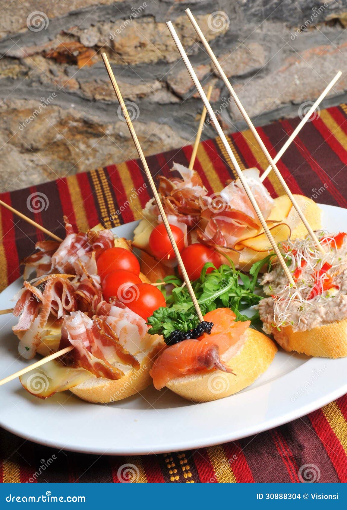 Catering, tapas stock photo. Image of finger, delicious - 30888304