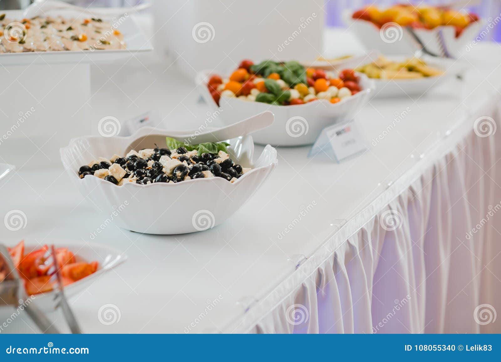 Catering Wedding Buffet Events Stock Photo - Image of business ...
