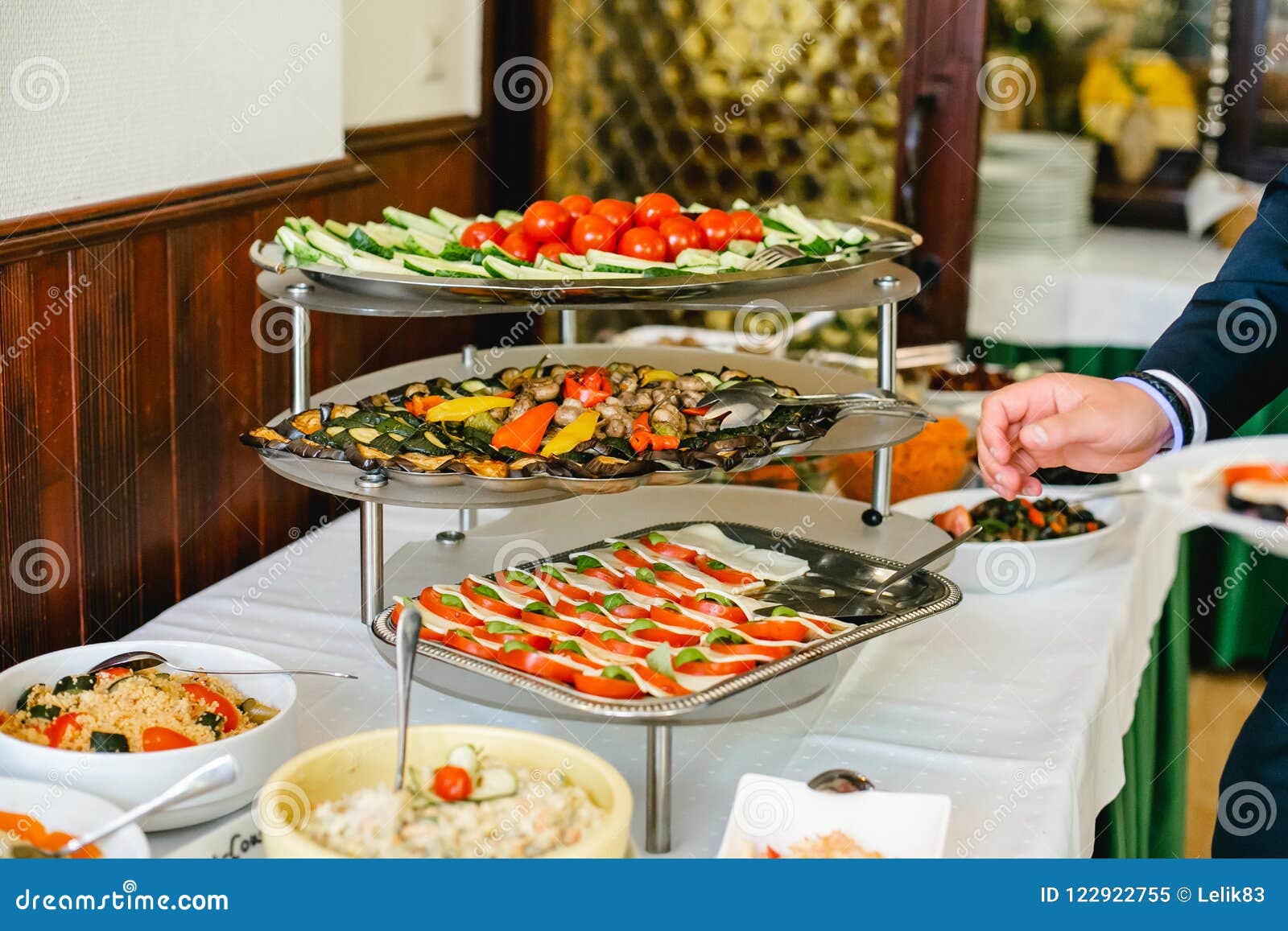 Wedding buffet for events stock image. Image of cater - 122922755