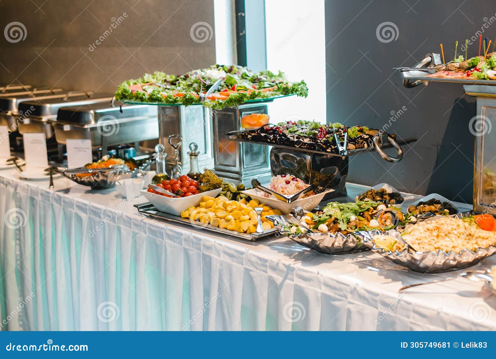 Catering Wedding Buffet for Events Stock Image - Image of gourmet ...