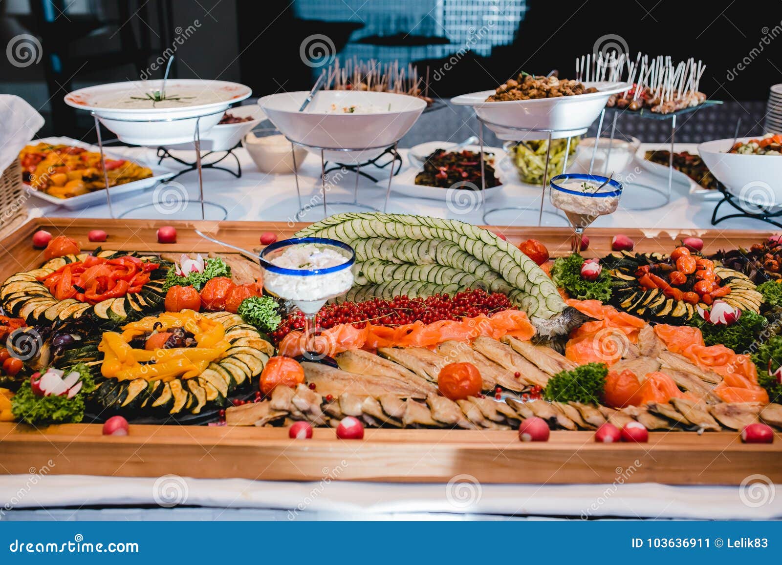 Catering Wedding Buffet Events Stock Image - Image of luxury ...