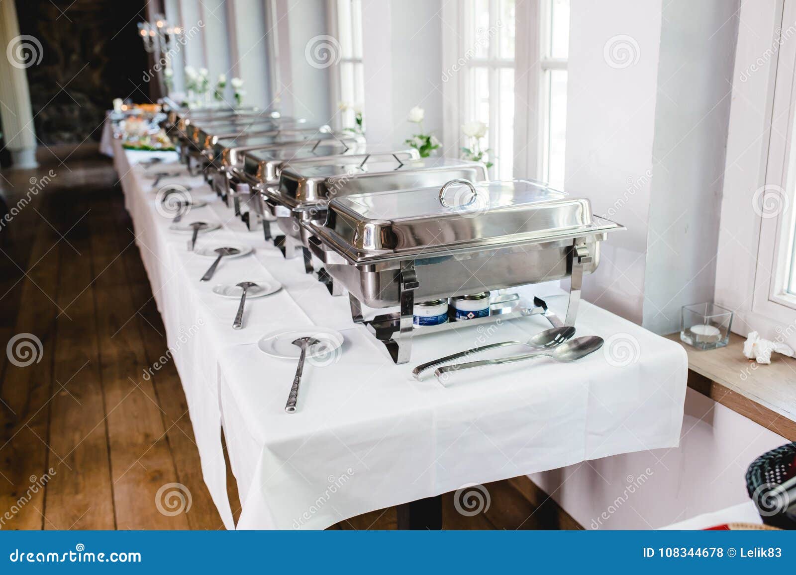 Catering Wedding Buffet Events Stock Photo - Image of meat, dining ...