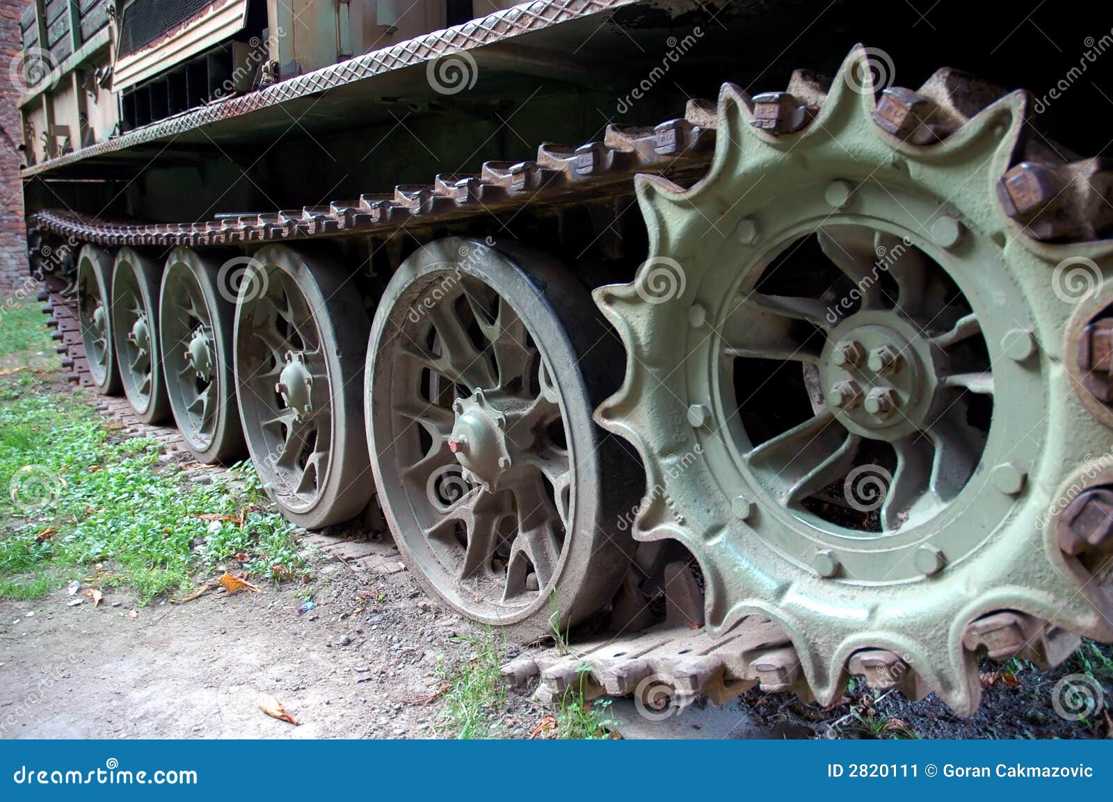 Caterpillar stock image. Image of military, army, dozer - 2820111