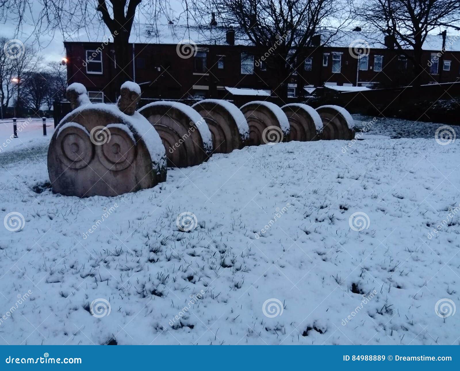 Caterpillar stock image. Image of worm, snow, england - 84988889