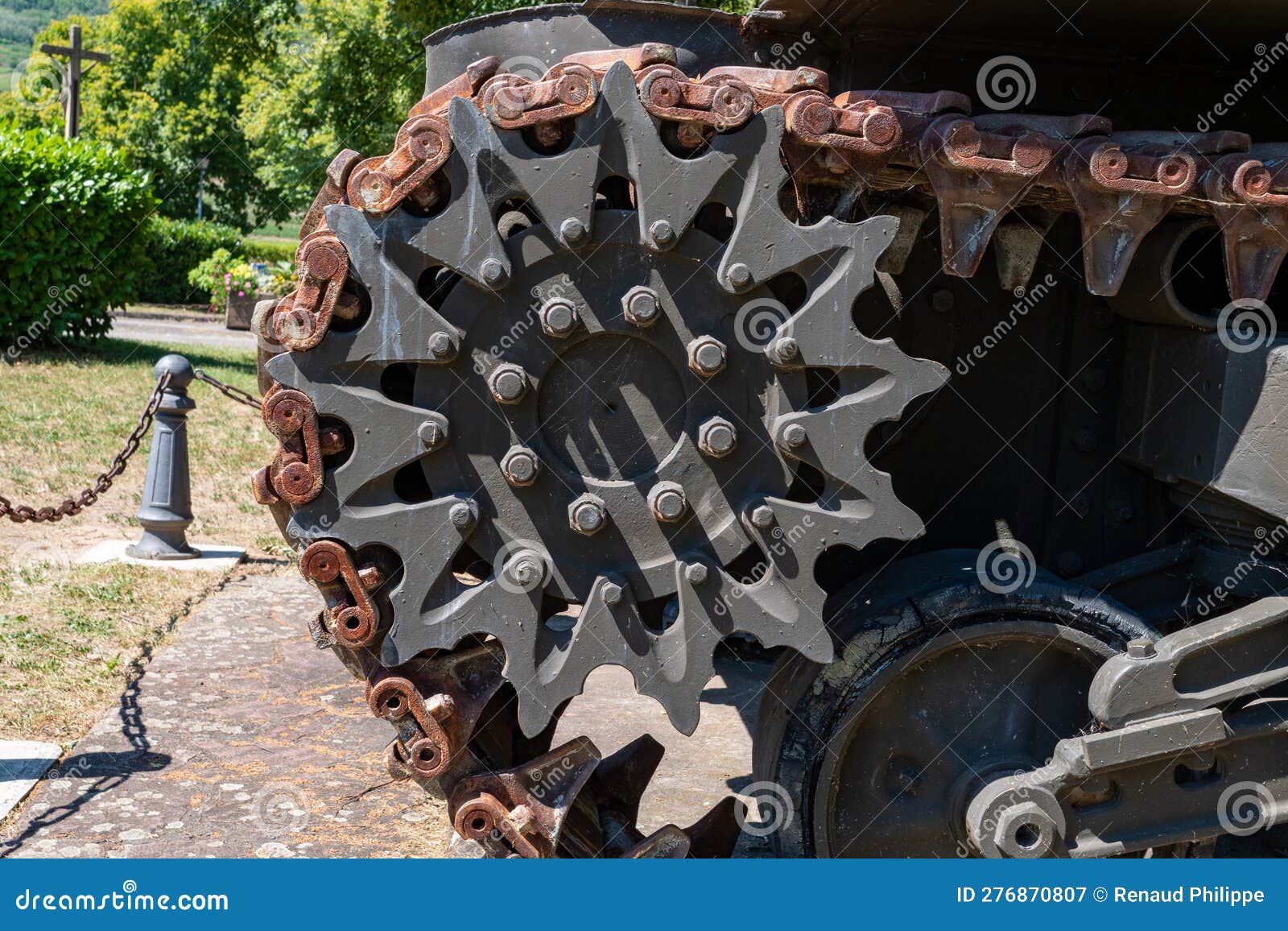Caterpillar Tank Tracks Close-up Editorial Photography - Image of ...