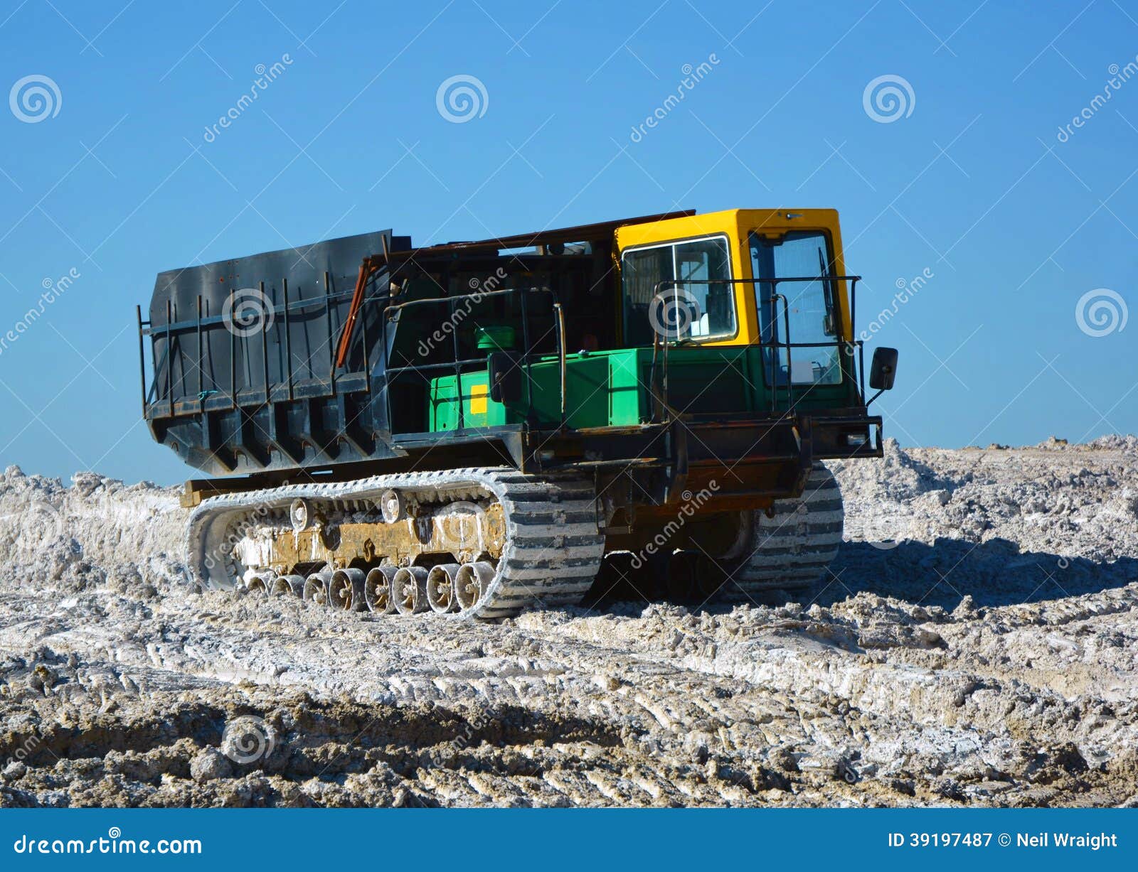 Caterpillar Tracked Vehicle Stock Image - Image of tracks, business ...
