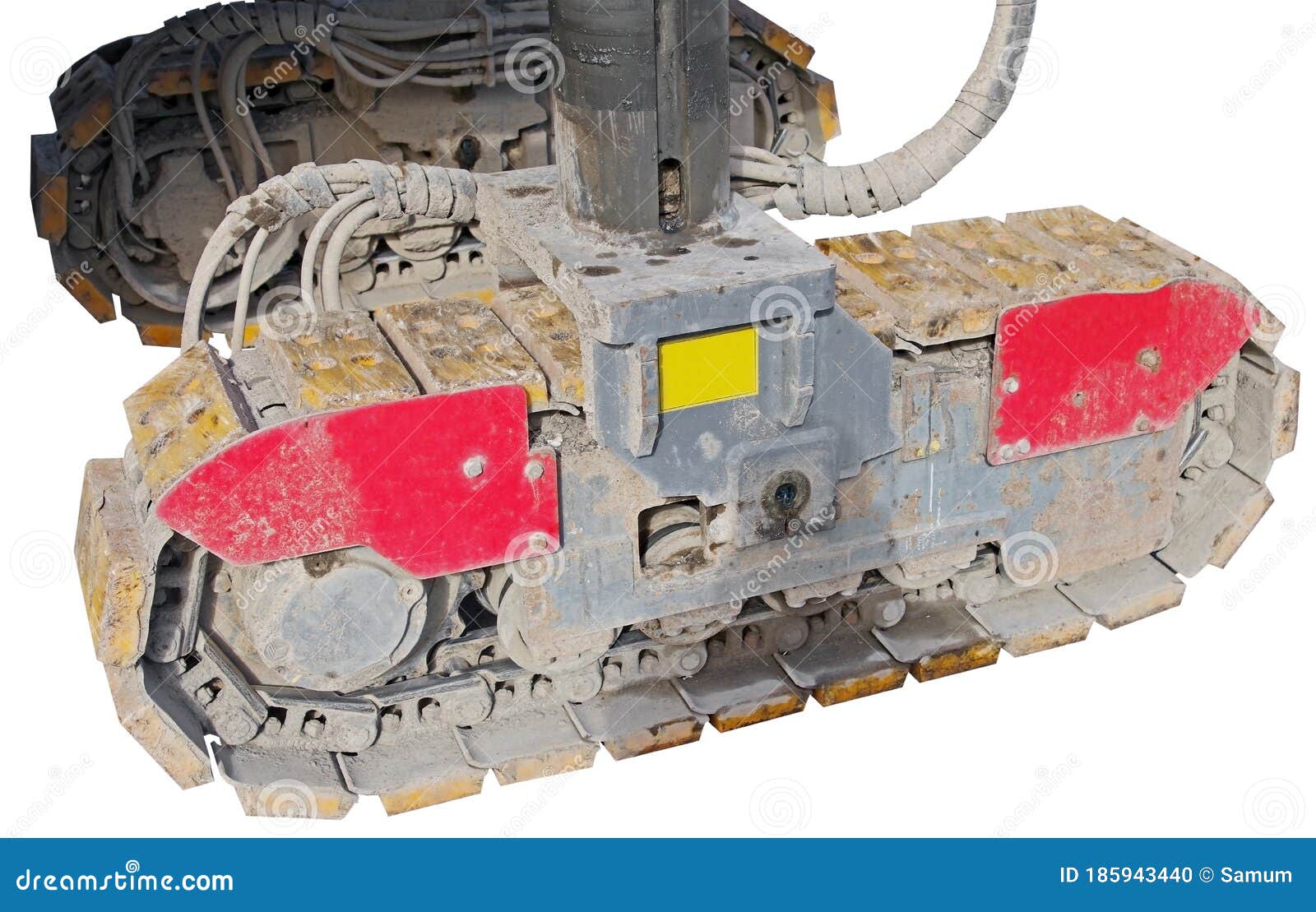 Caterpillars of a Milling Machine Stock Photo - Image of tool, heavy ...