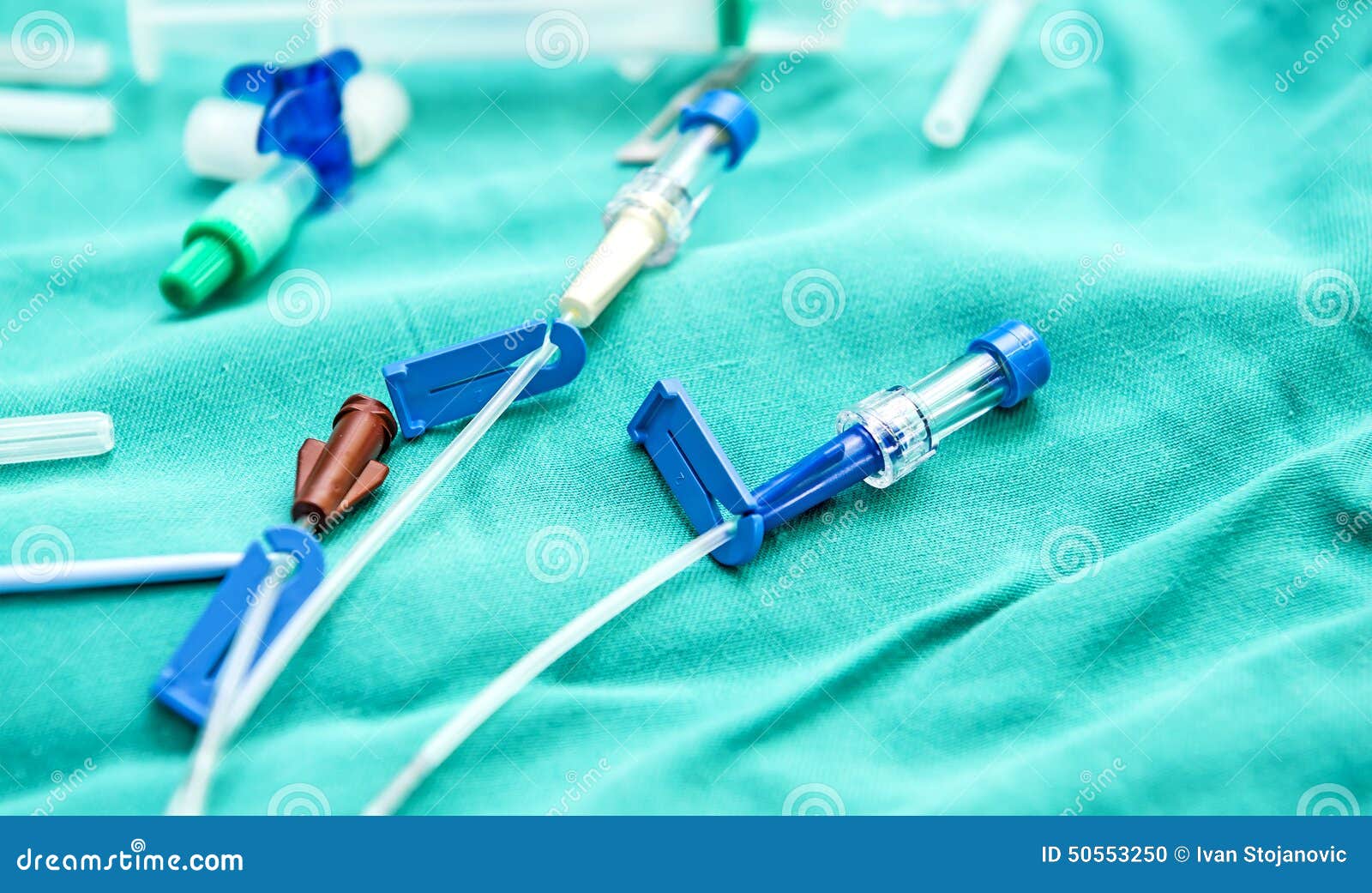 Catetere Centrale Della Vena Fotografia Stock - Immagine di medico ...