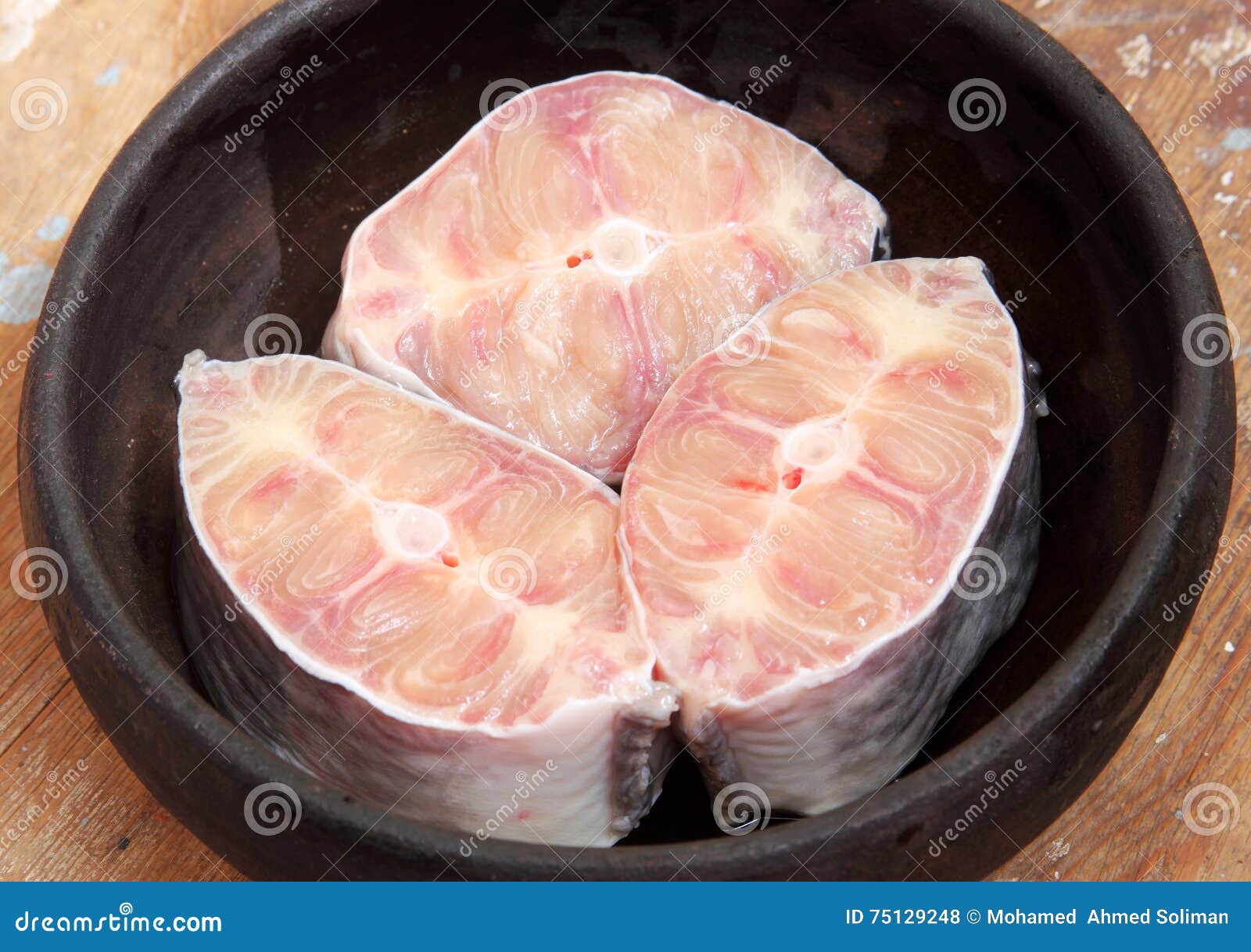 Catfish fresh slices stock photo. Image of catfish, silurus - 75129248