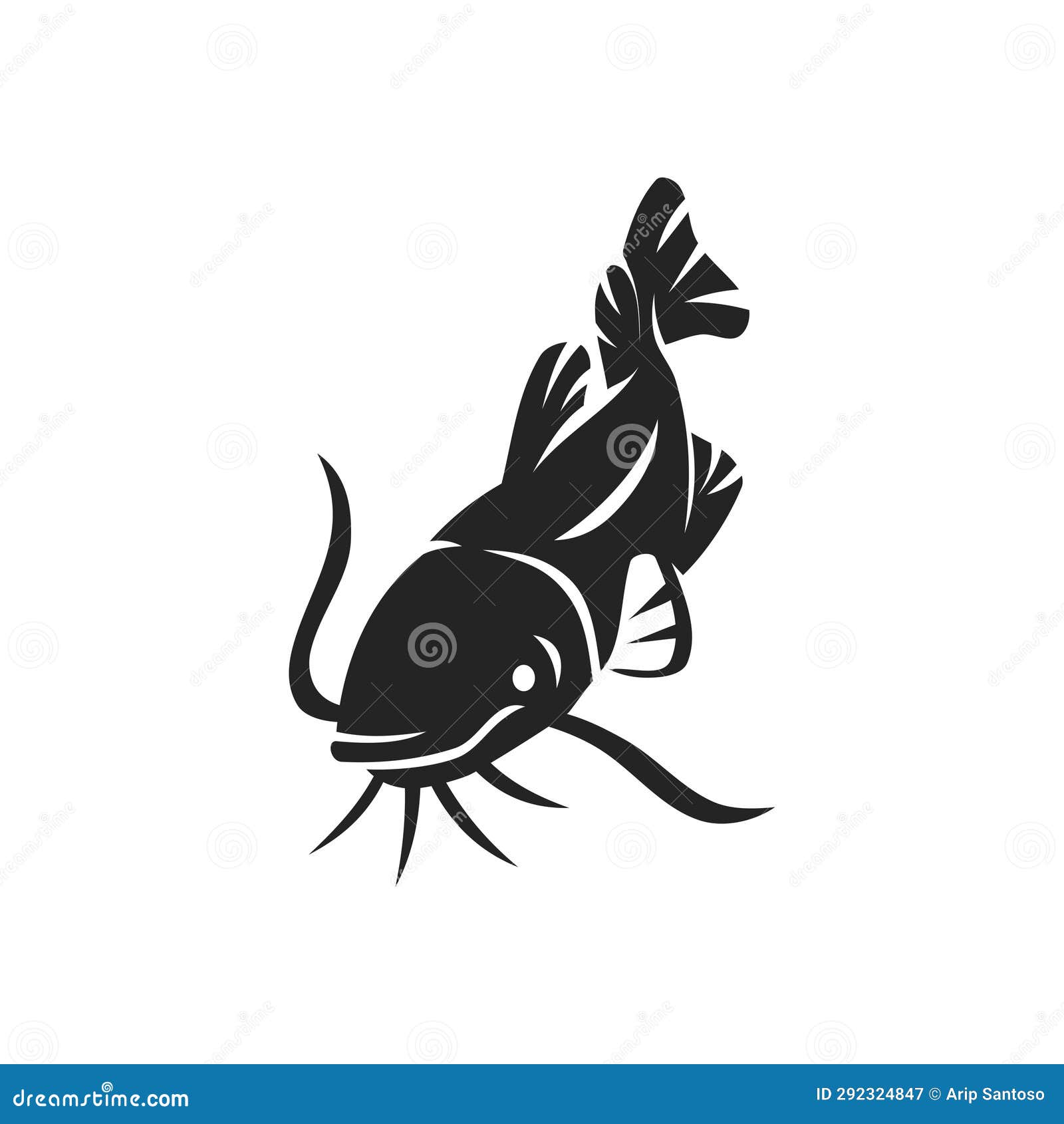 Catfish Logo Template Vector Icon Illustration | CartoonDealer.com ...