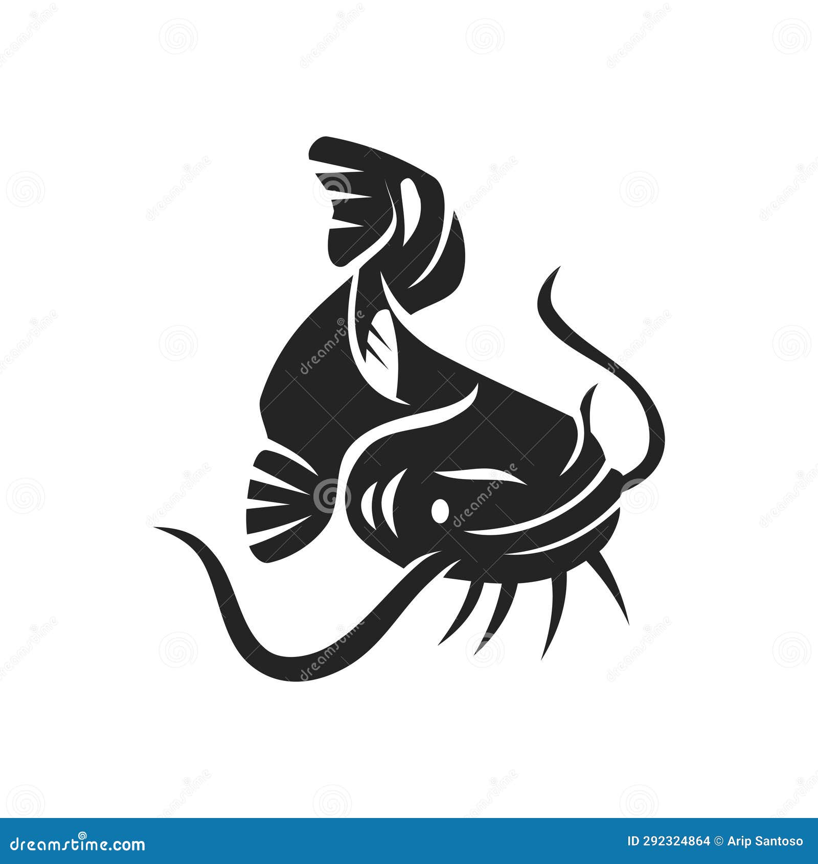 Catfish Logo Template Isolated. Brand Identity. Icon Abstract Vector ...