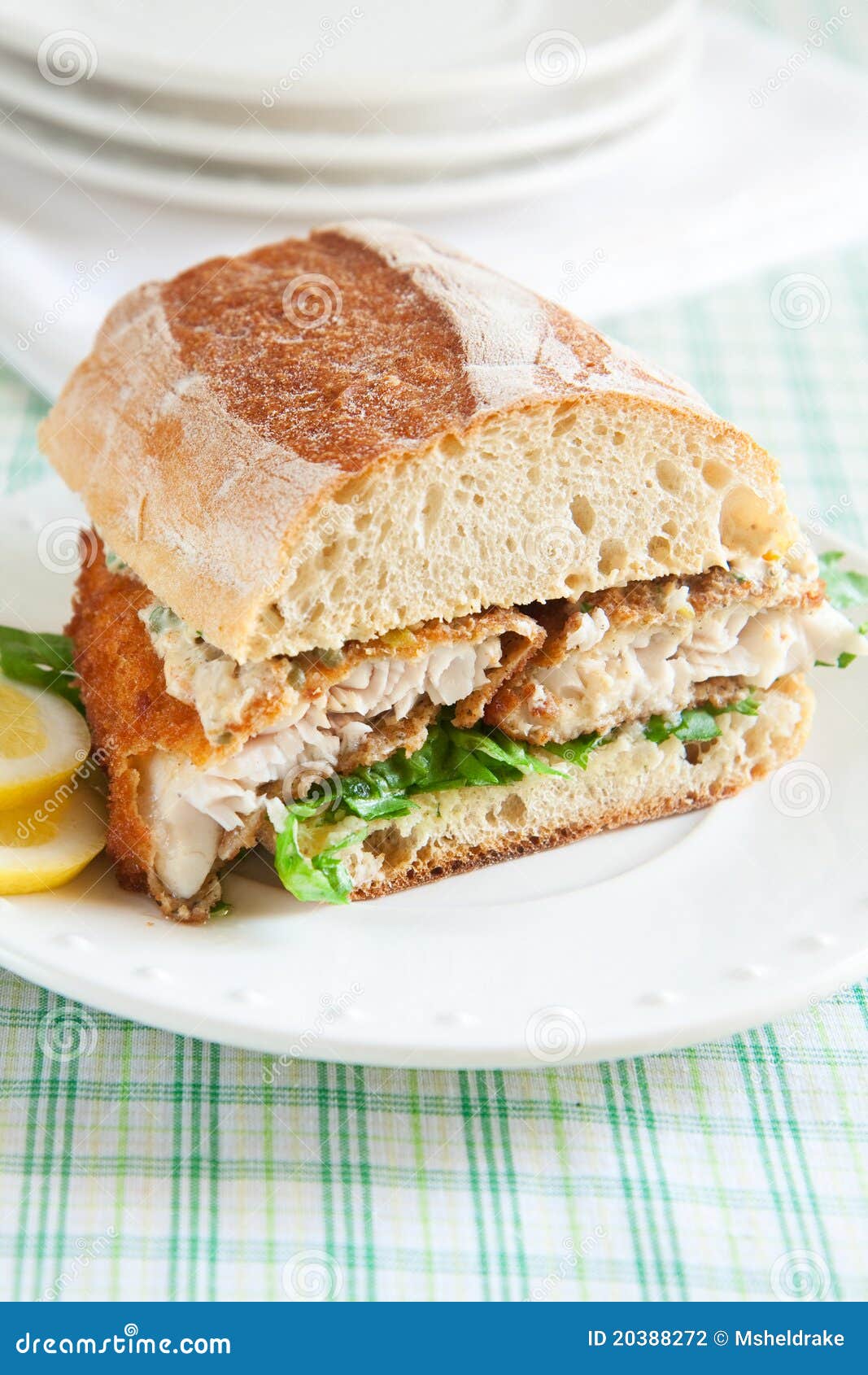 Catfish Sandwich stock photo. Image of fillet, food, remoulade - 20388272