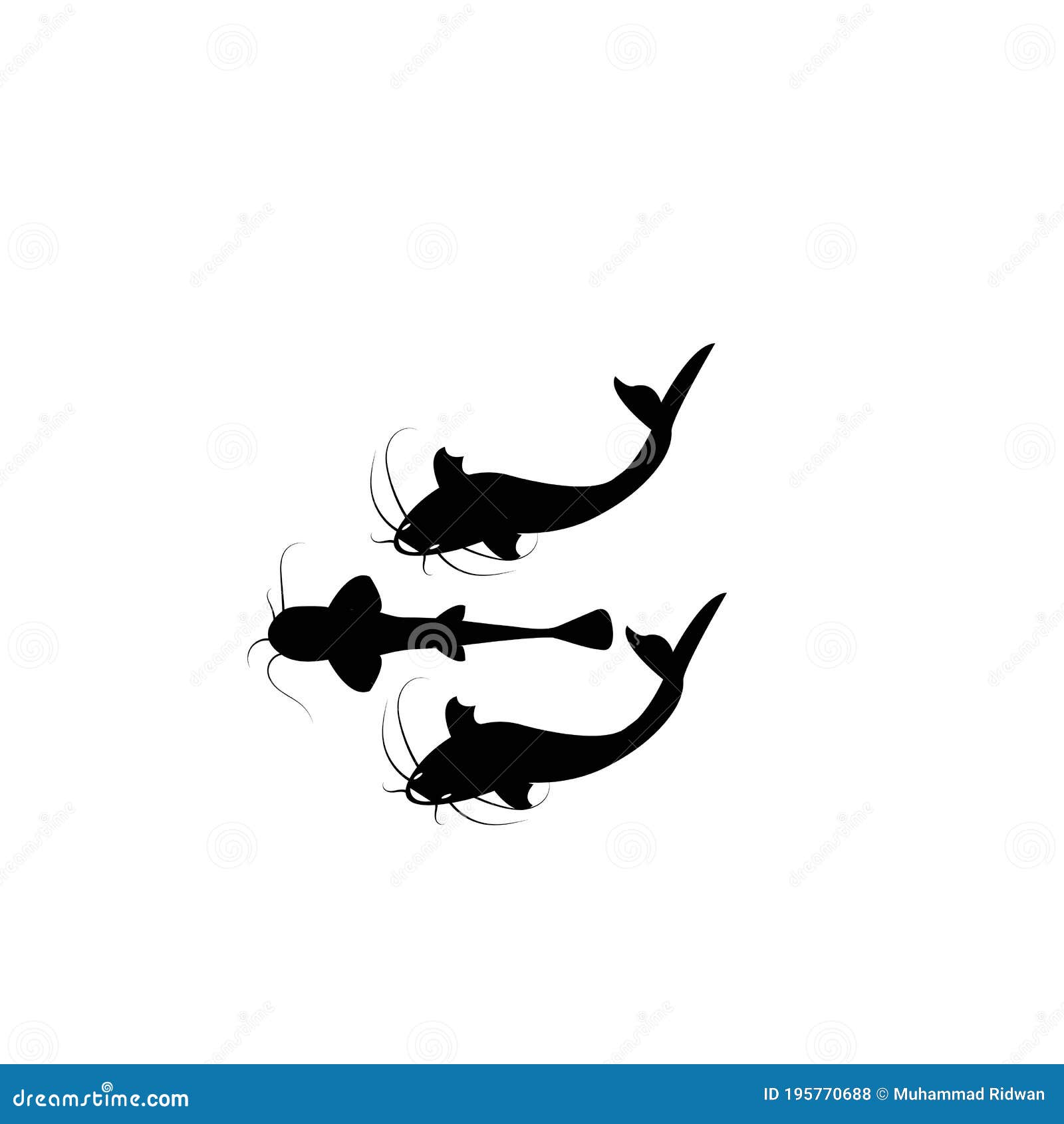 Catfish vector stock vector. Illustration of vector - 195770688