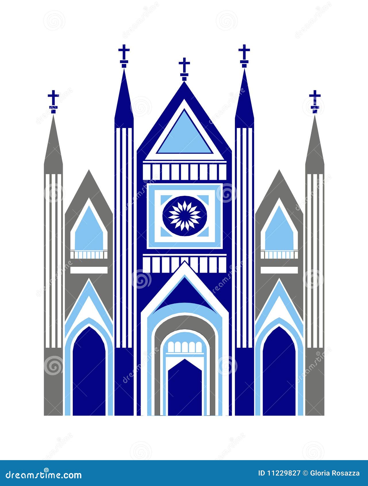Cathedral stock vector. Illustration of ancient, cathedral - 11229827