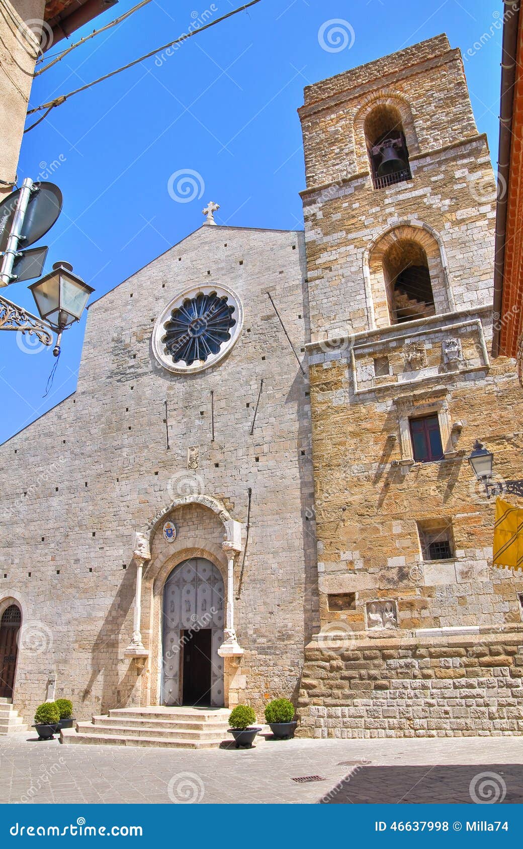 Cathedral of Acerenza. Basilicata. Italy Stock Photo - Image of ...