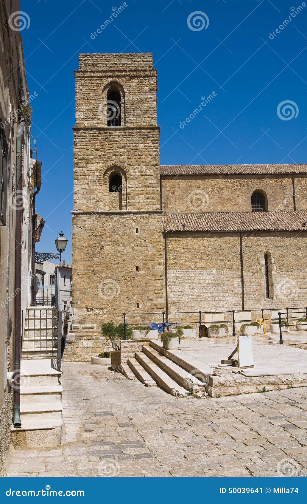 Cathedral of Acerenza. Basilicata. Italy Stock Image - Image of housing ...