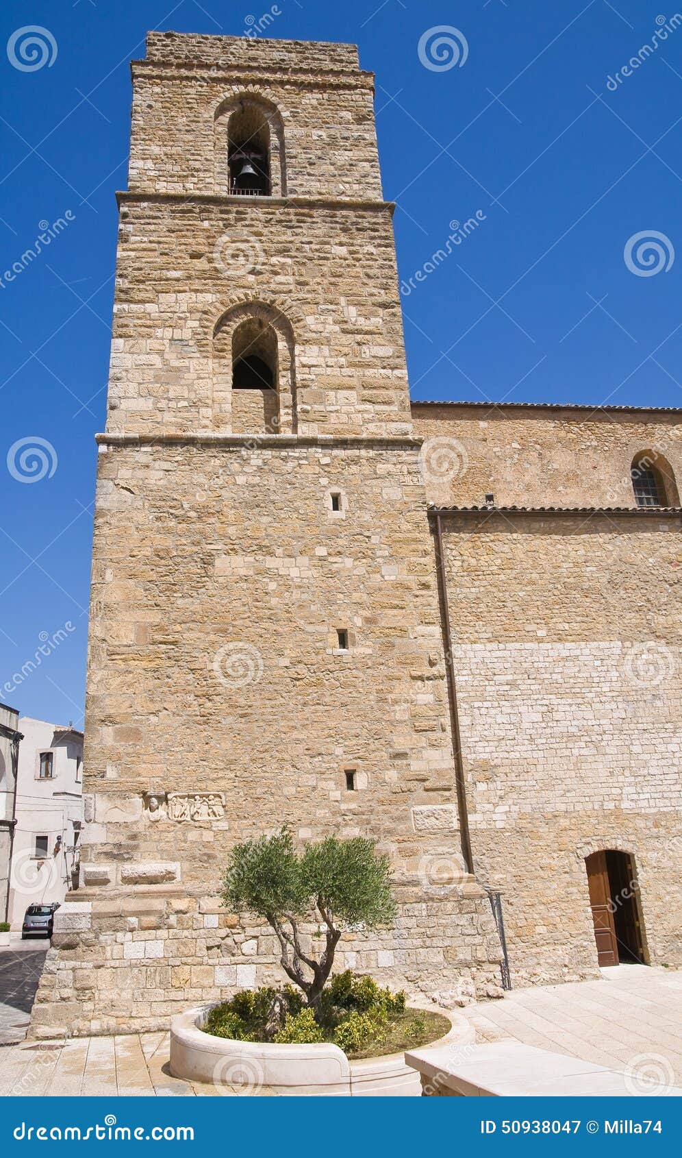 Cathedral of Acerenza. Basilicata. Italy Stock Image - Image of alley ...
