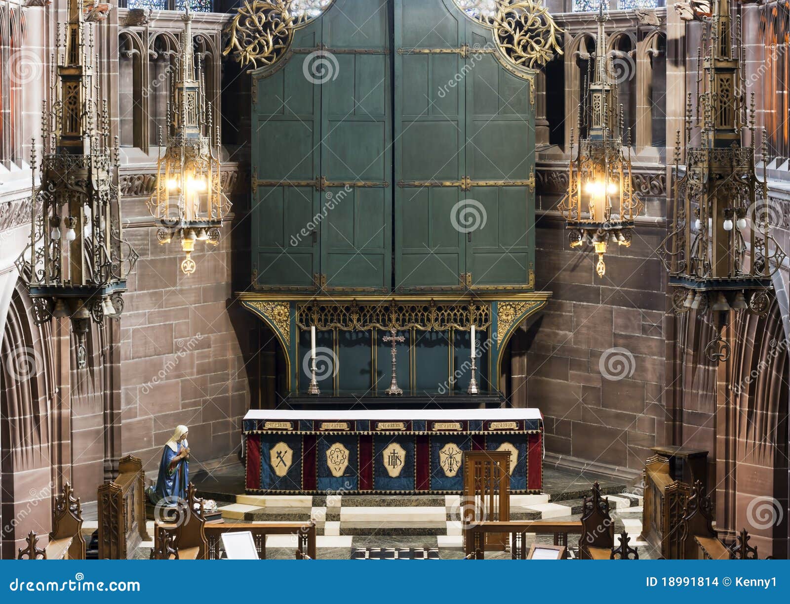 Cathedral alter stock photo. Image of alter, religious - 18991814