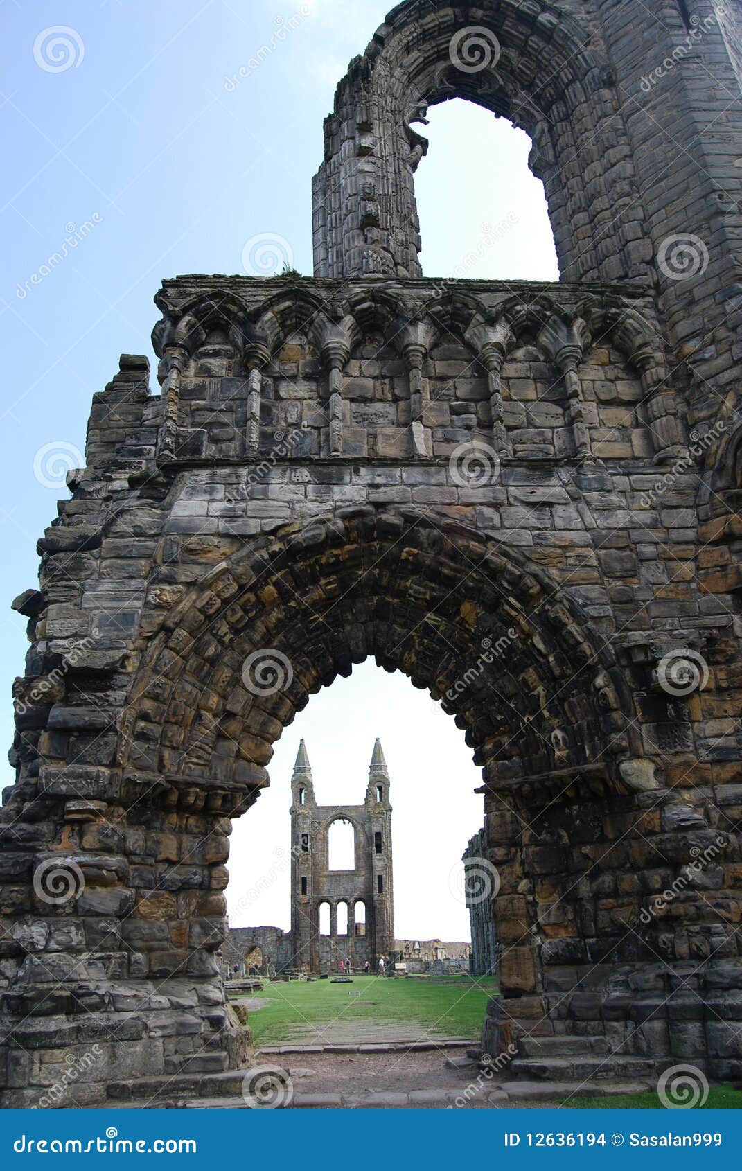 Cathedral Arch stock photo. Image of wall, cathedral - 12636194