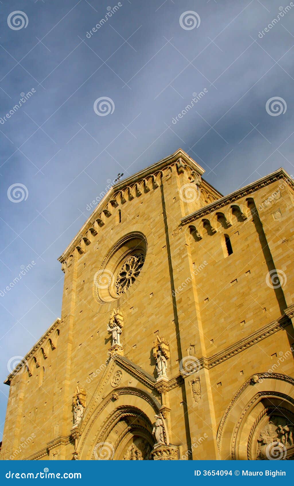 Cathedral, Arezzo - Italy stock photo. Image of arezzo - 3654094