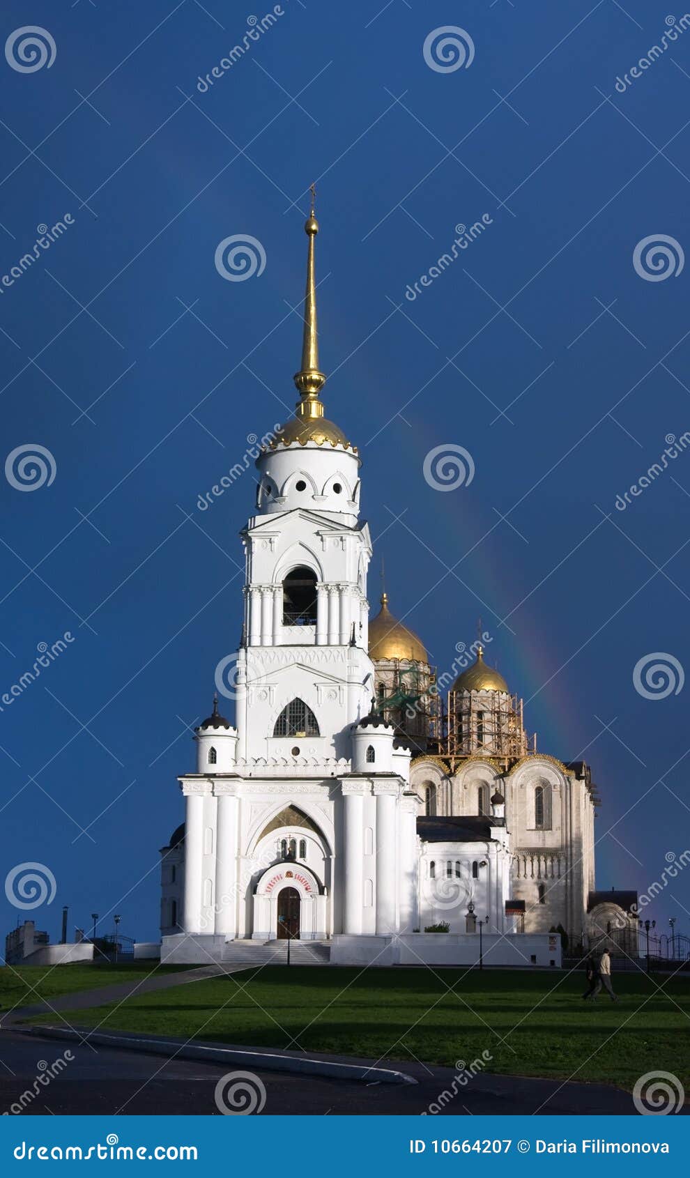 The Cathedral of the Assumption Stock Image - Image of dome, cultus ...