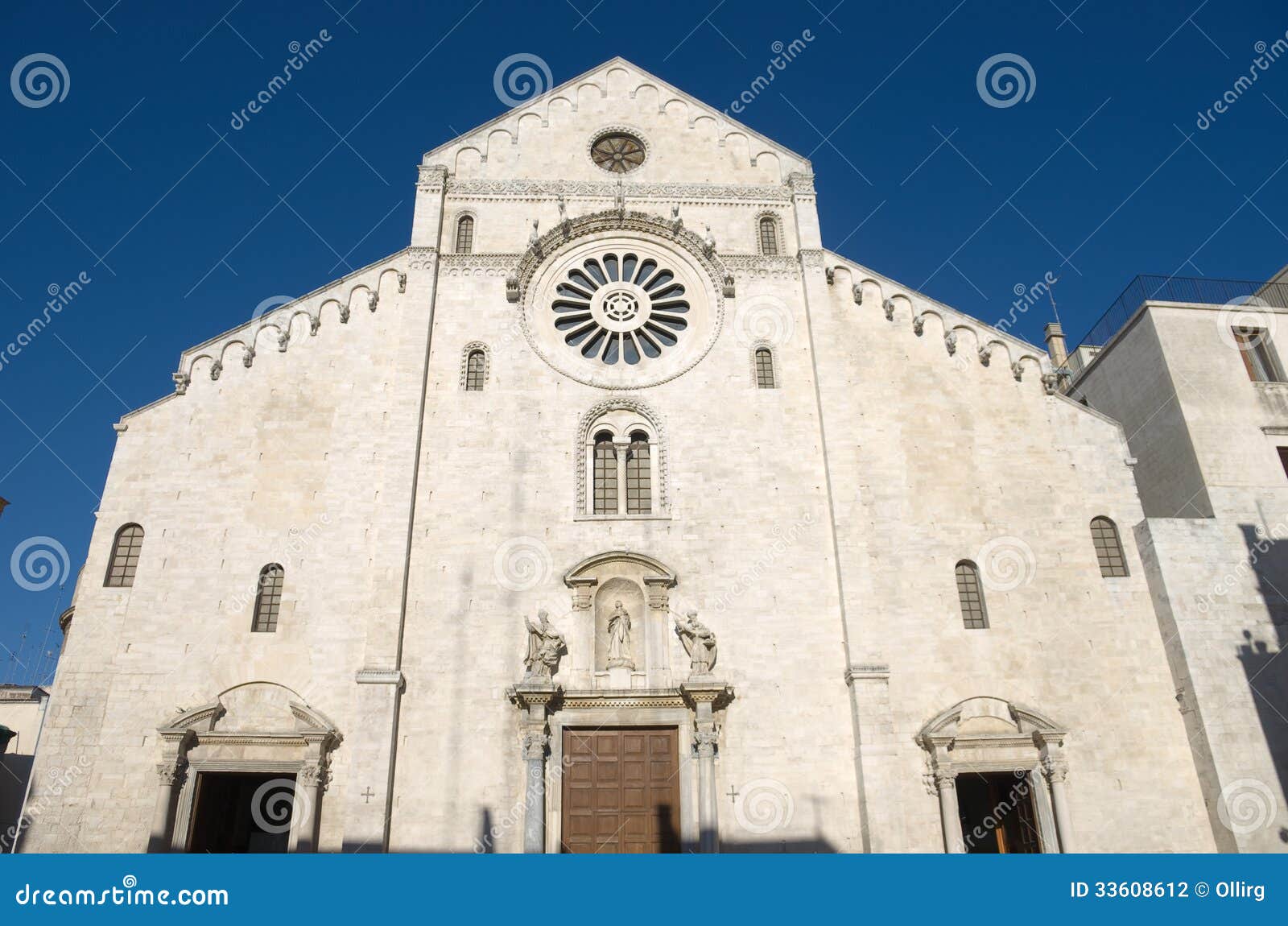 Cathedral in Bari stock photo. Image of historical, church - 33608612