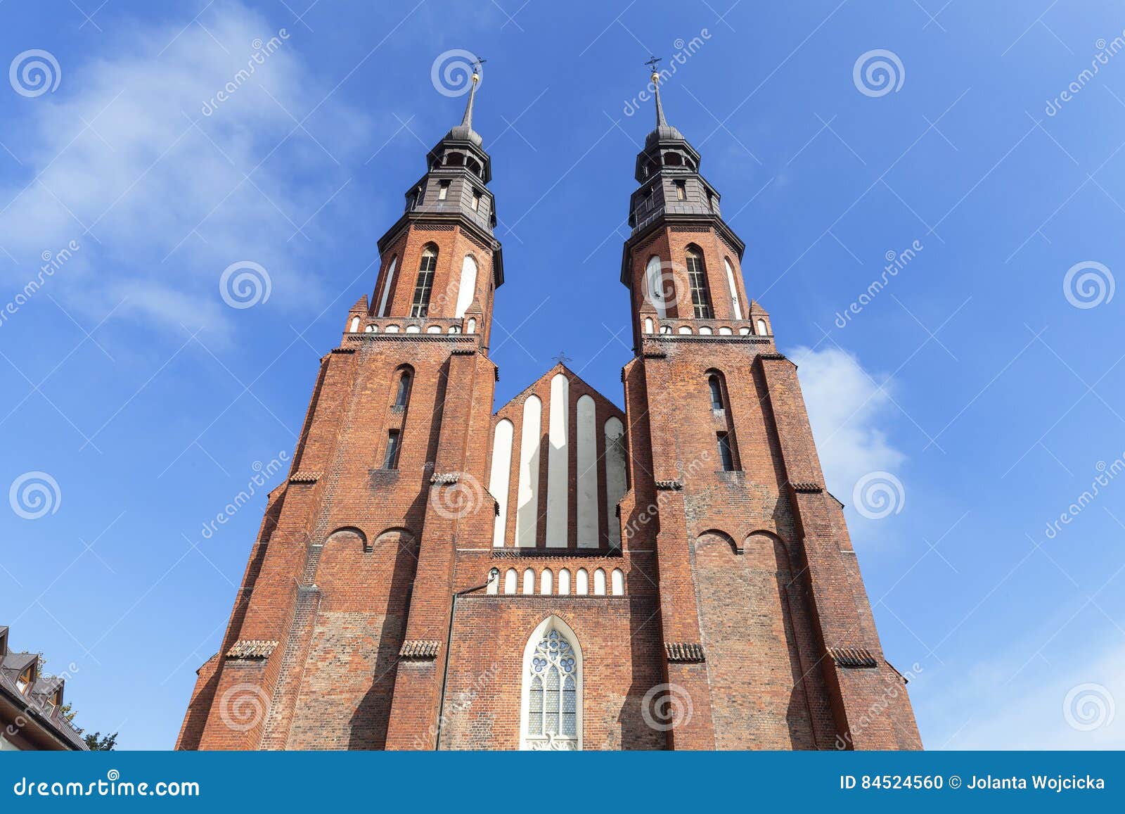 Cathedral Basilica of the Holy Cross, Opole, Poland Stock Photo - Image ...