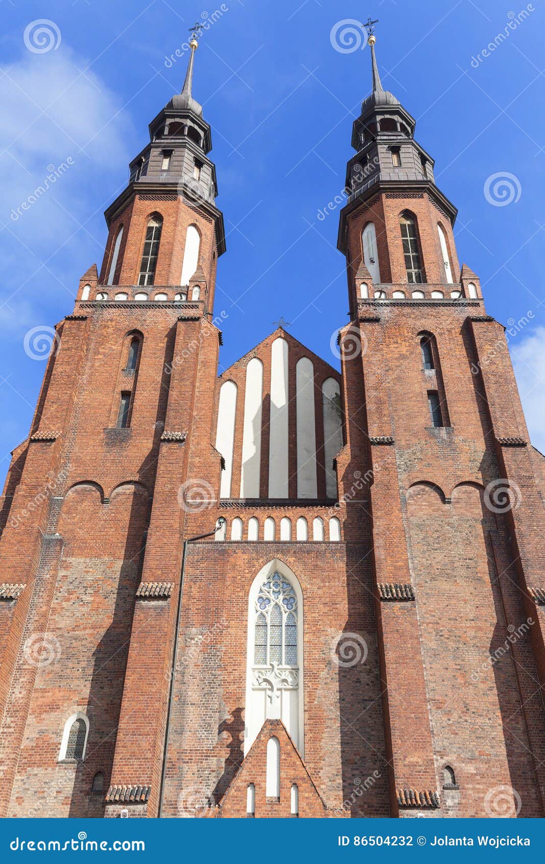 Cathedral Basilica of the Holy Cross, Opole, Poland Stock Photo - Image ...