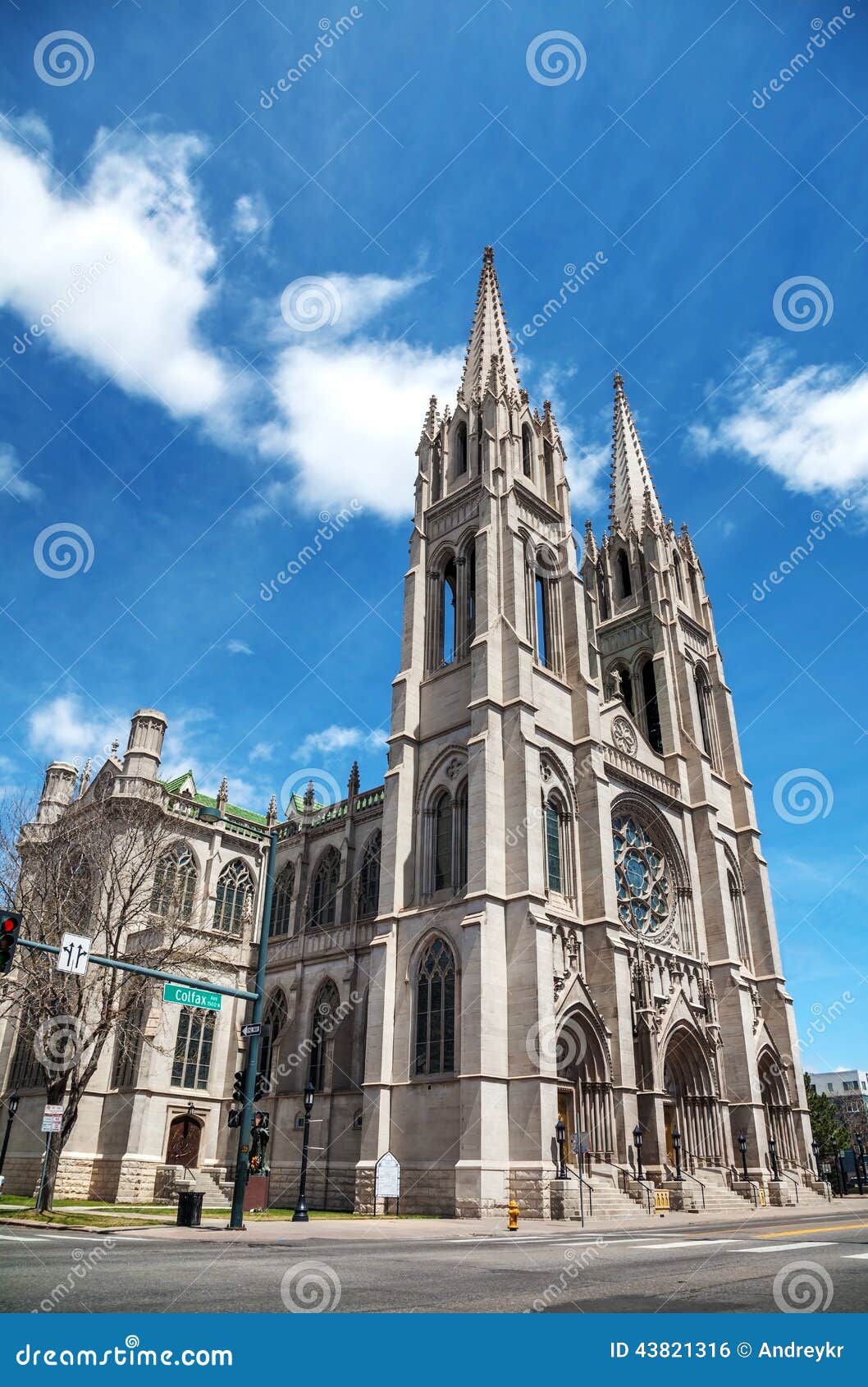 The Cathedral Basilica of the Immaculate Conception in Denver, C Stock ...