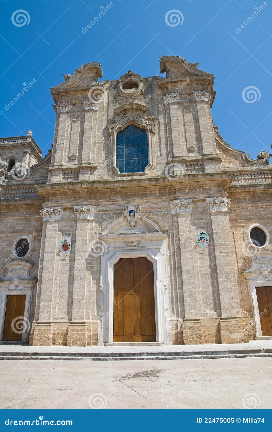 Cathedral Basilica. Oria. Puglia. Italy. Stock Image - Image of ...